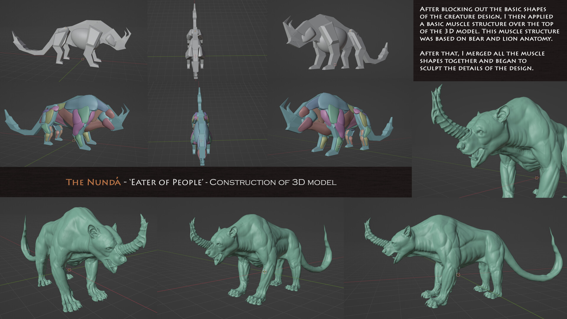 Liam Davey - Creature Concept Design - African Folklore - The Nunda ...