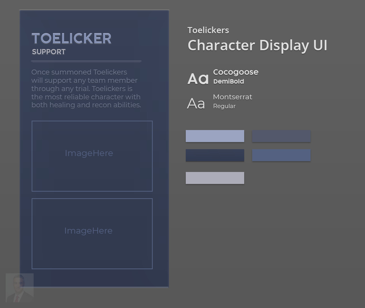 ArtStation - Character Display UI