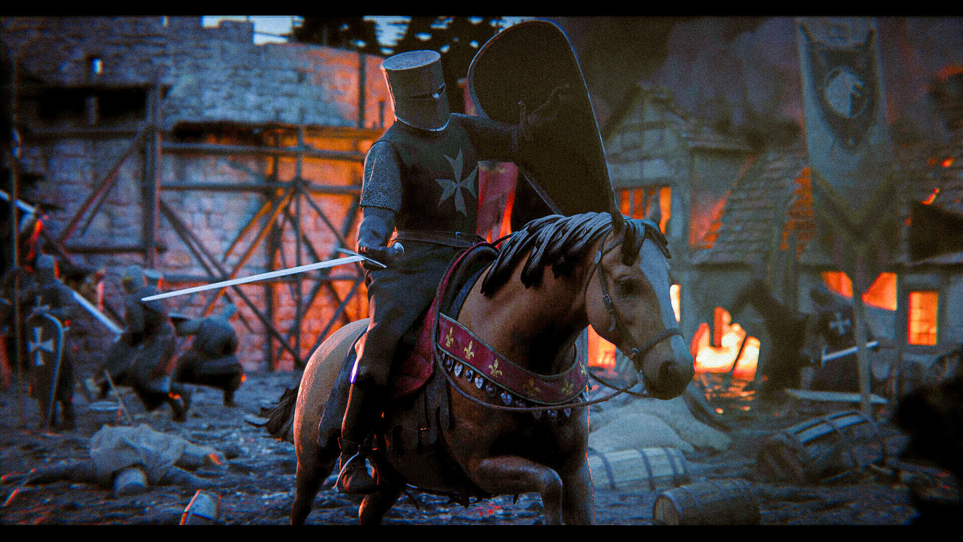 ArtStation - Medieval Knight Siege Render