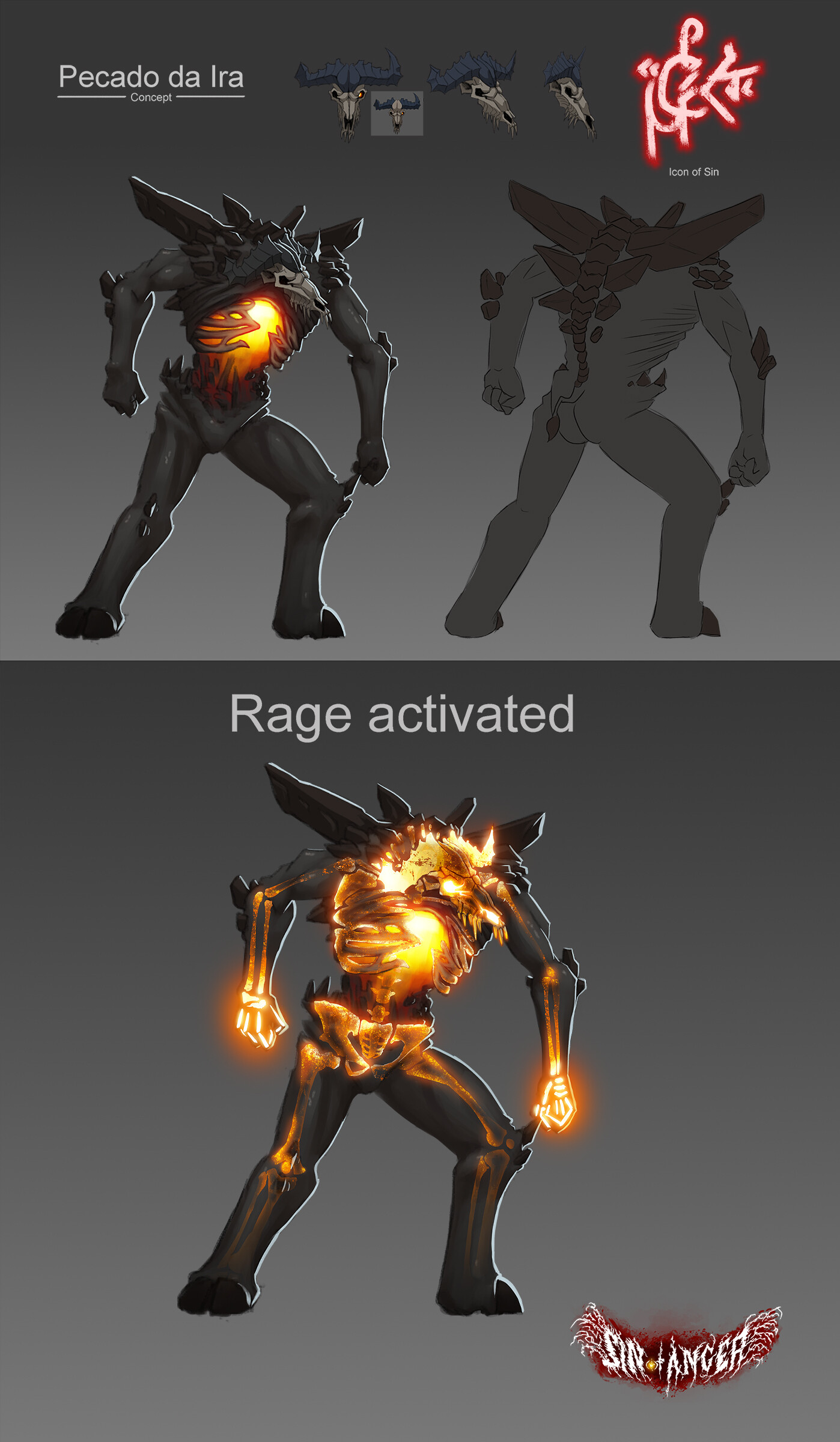 ArtStation - Sin of Anger concept art