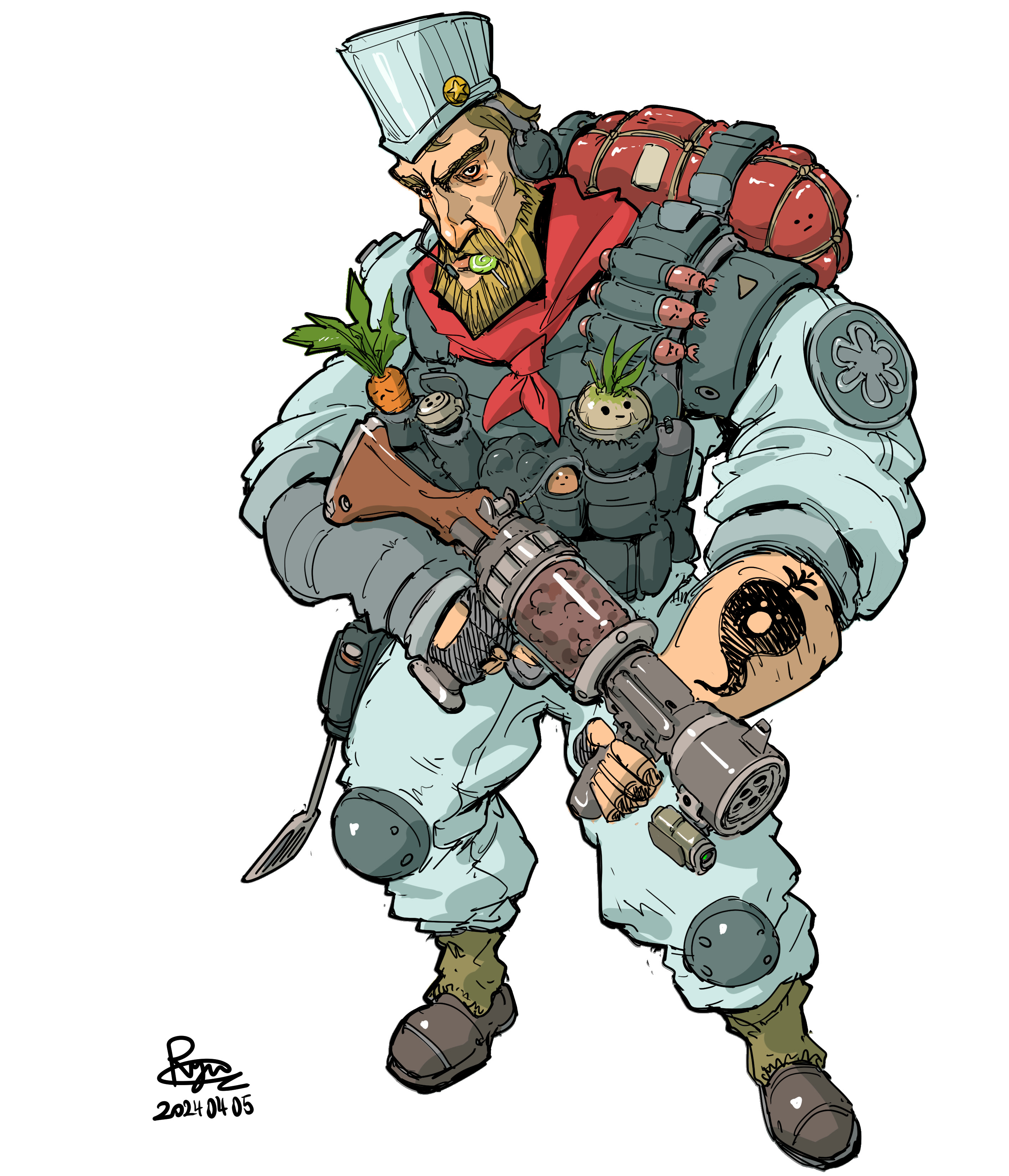 Iron Chef by Taeun Ryu : r/ImaginarySoldiers