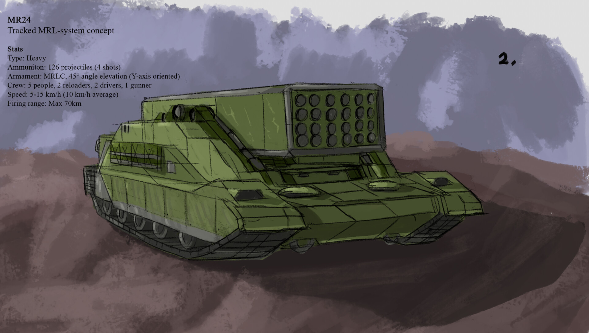 ArtStation - MRL - Military Vehicle Concept