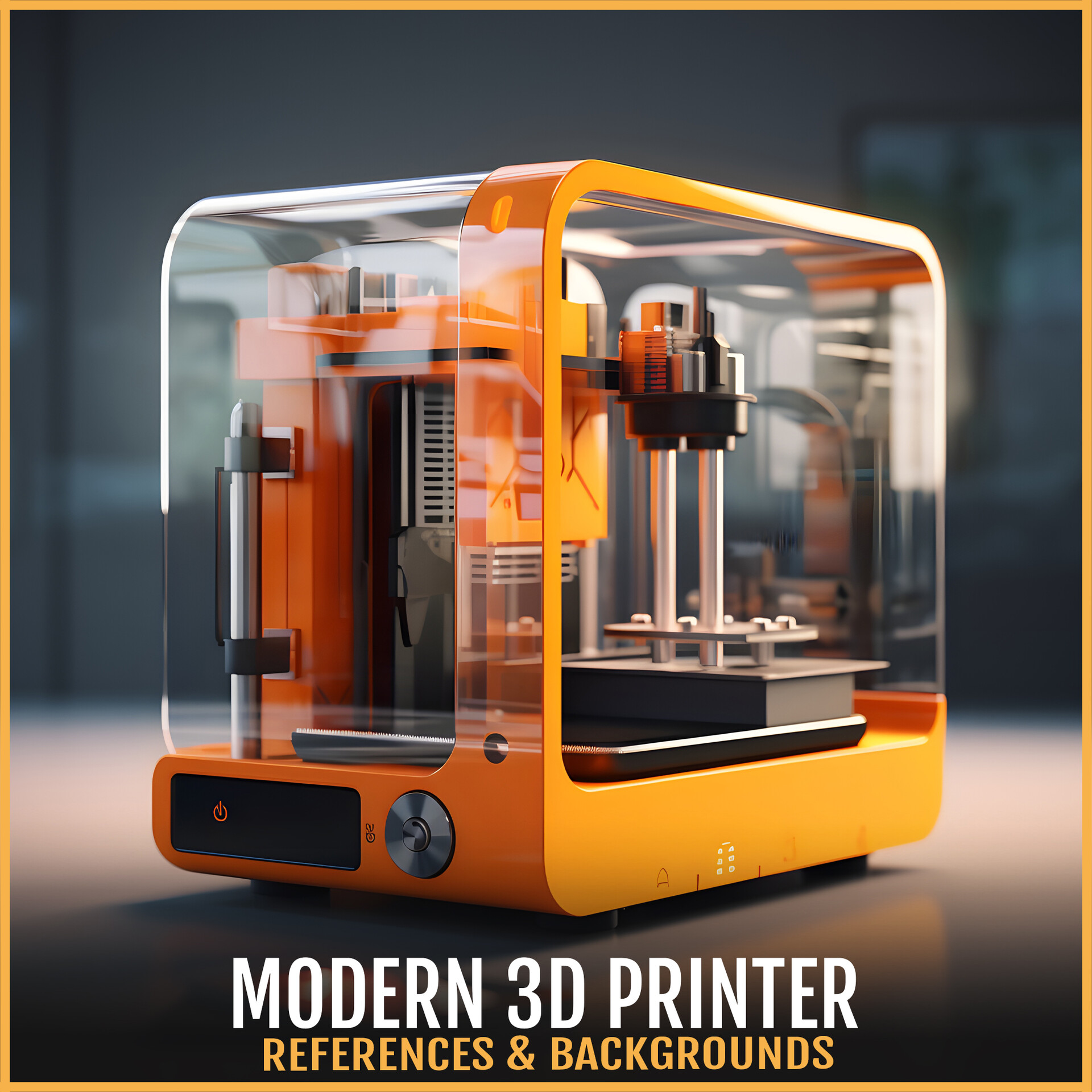 ArtStation - 303 Modern 3D Printer