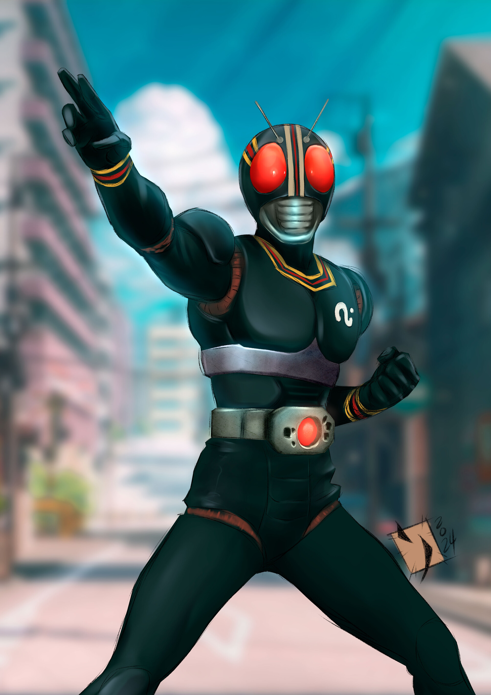 ArtStation - Kamen Rider Black