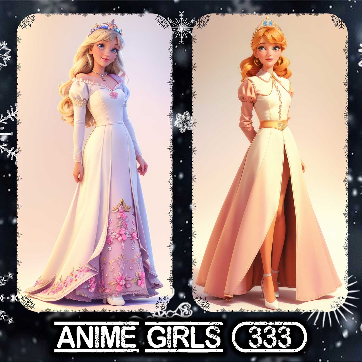 ArtStation - 500 Anime Girls (Beautiful Princess) Images Reference Pack ...