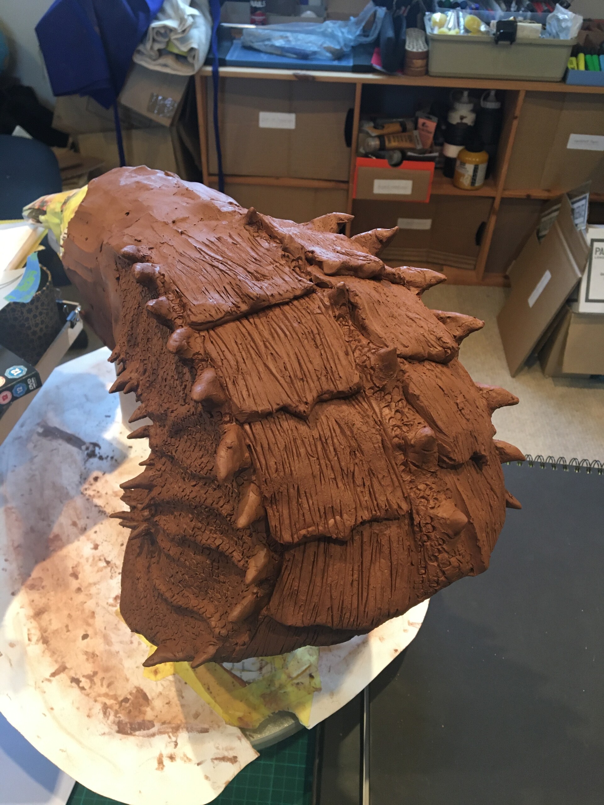 Jamie Lord - Smaug head bust sculpture from The Hobbit