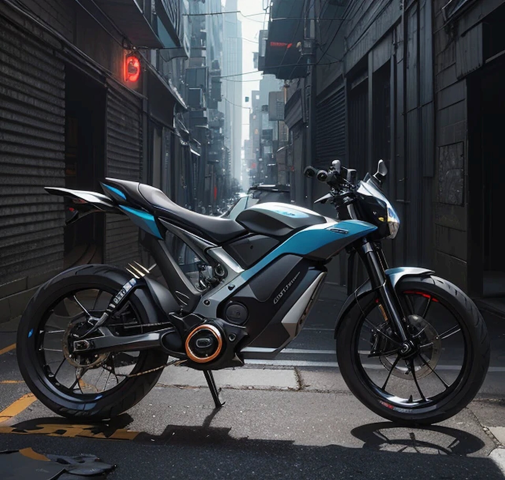 ArtStation - Stylish Lightweight e-Motorcycle