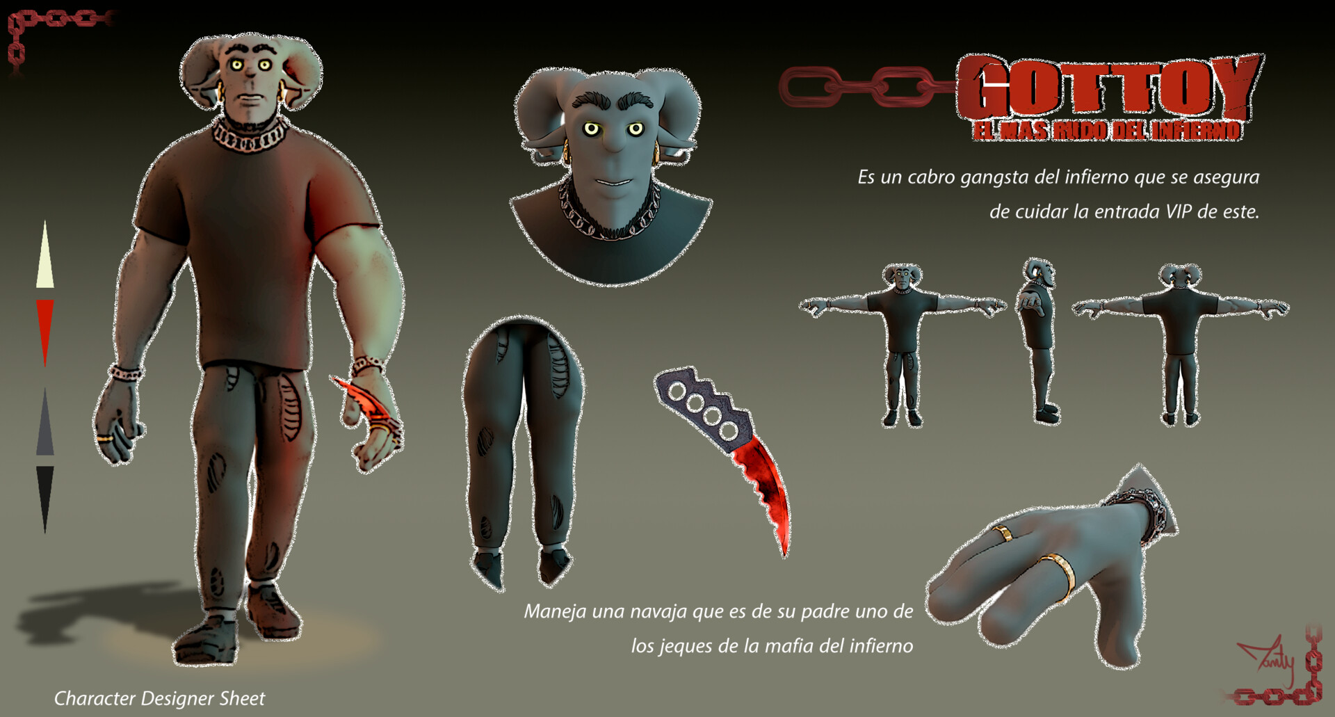 ArtStation - Concept Art/Character Sheet/PropSheet