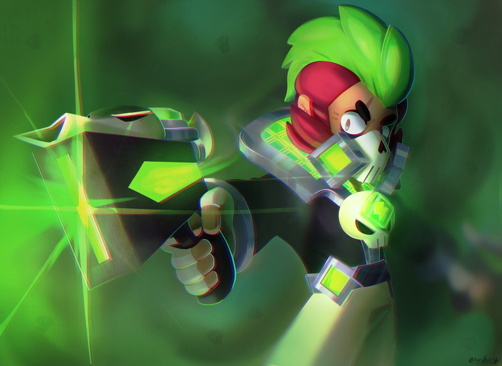 Kakatpoke - Showdown Colt Splash Art