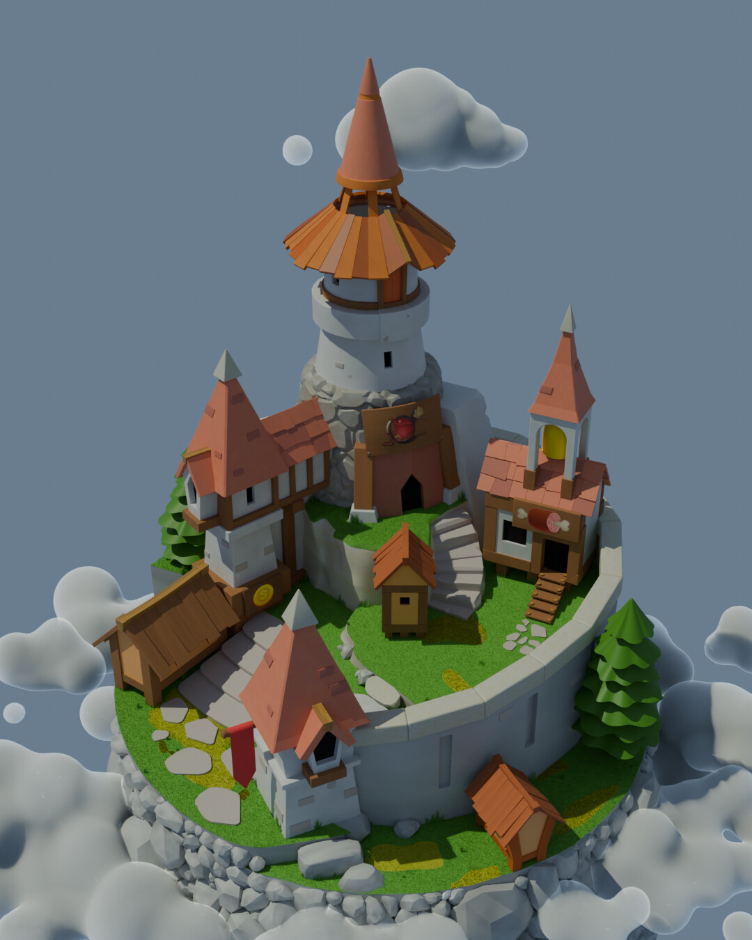 ArtStation - Wizard's mountain