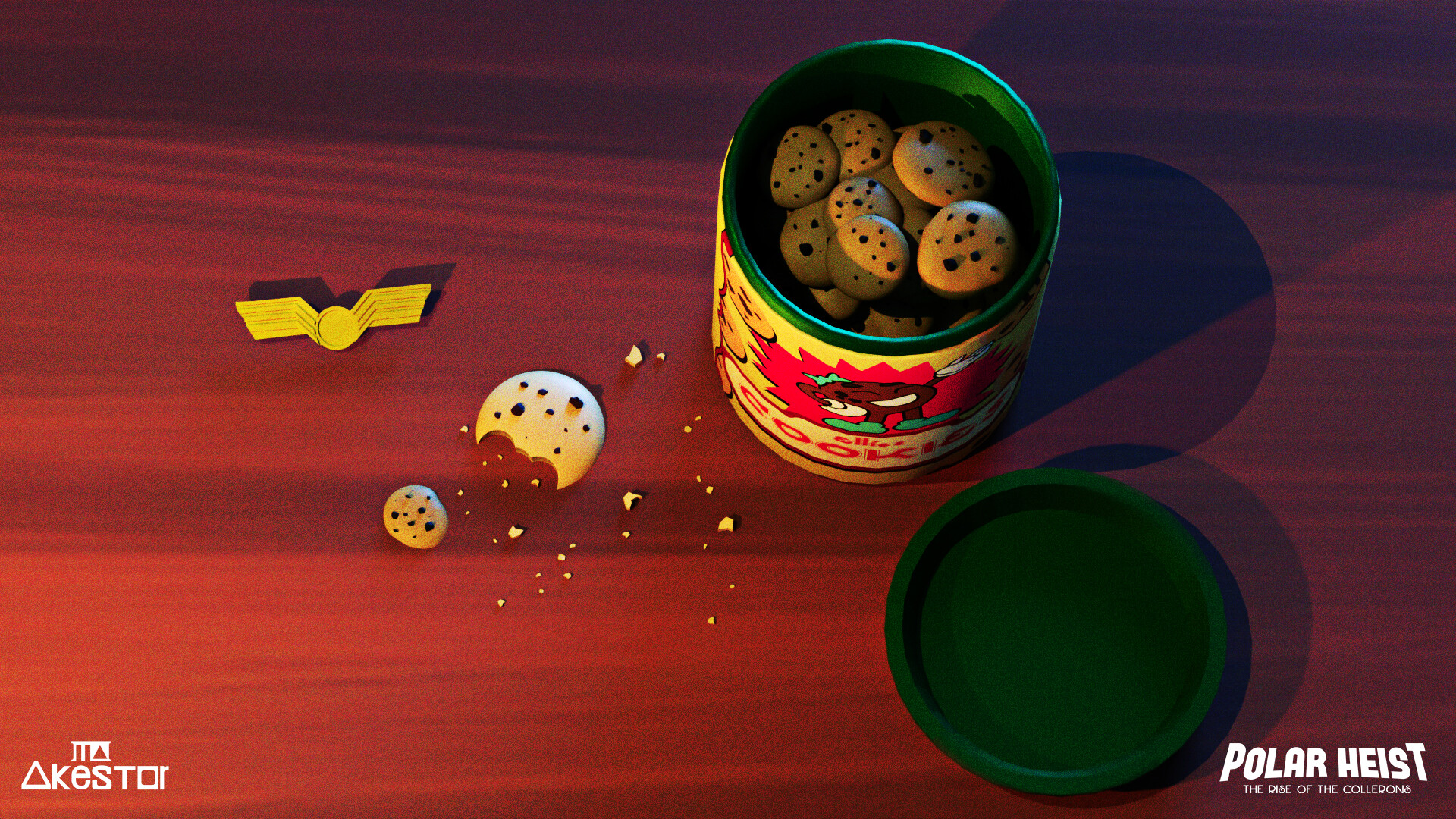 Akestor Creative - Polar Heist - The rise of the Collerons: Gusto's Props.