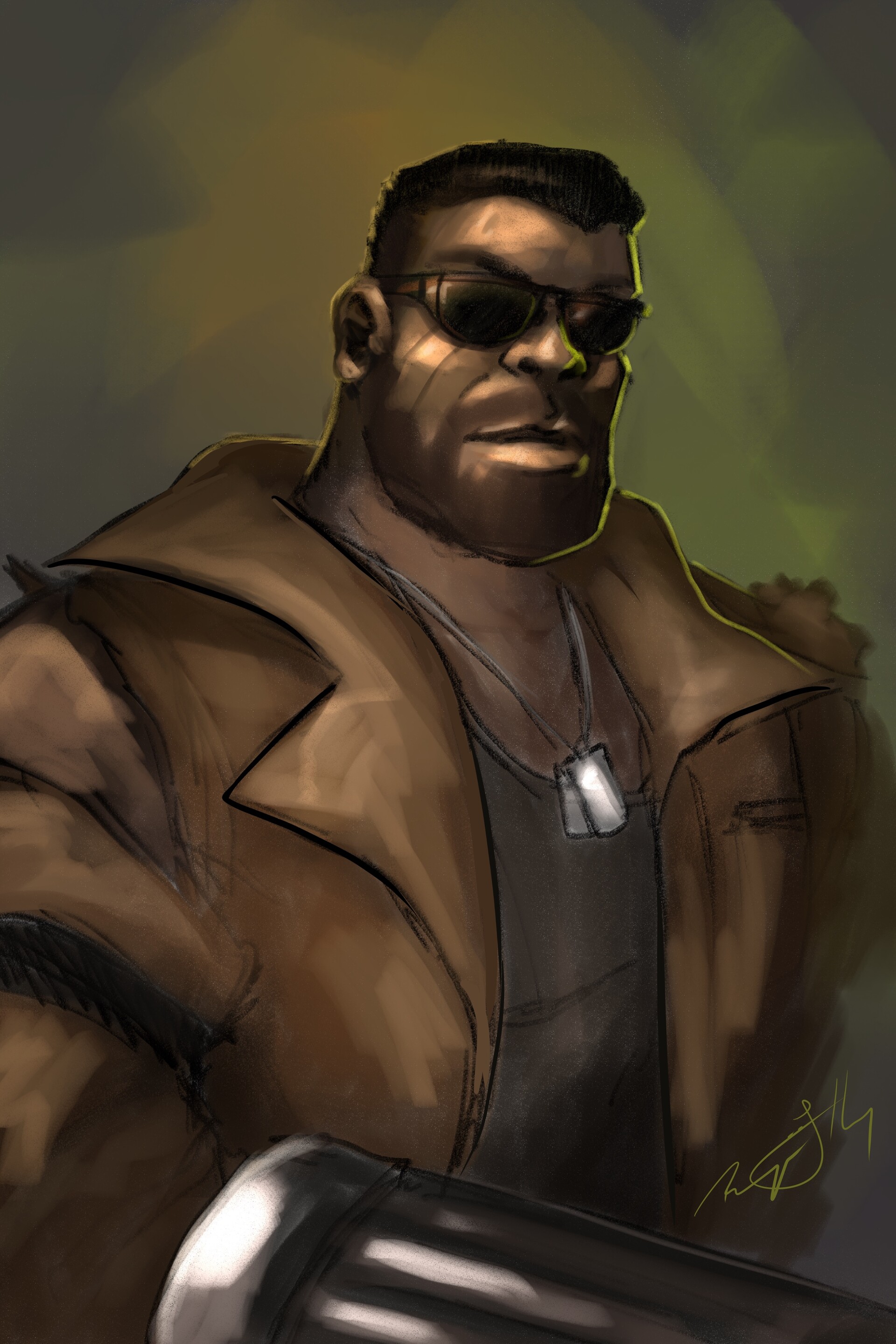 ArtStation - Barrett - Final Fantasy VII