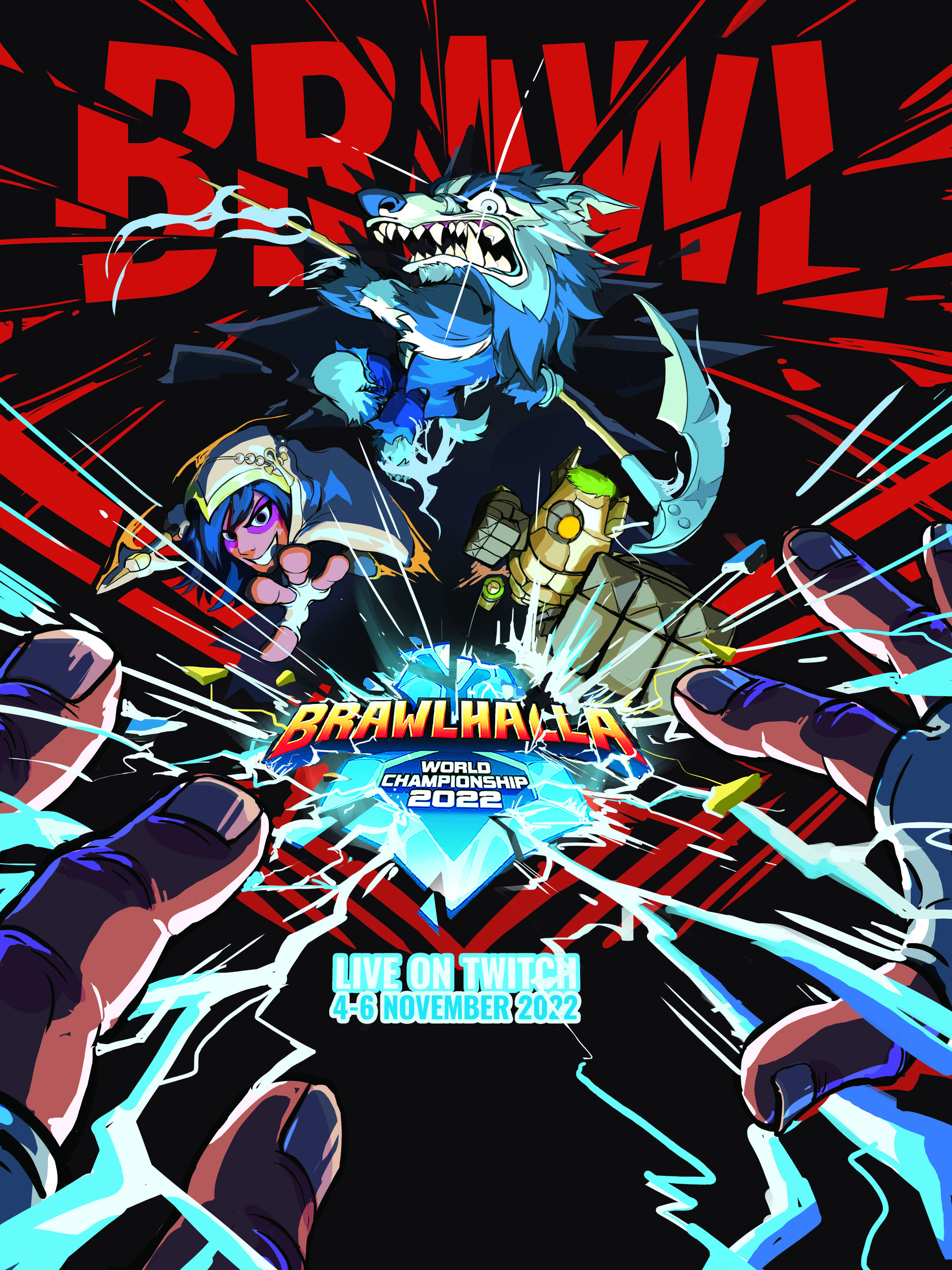 ArtStation - BRAWLHALLA WORLD CHAMPIONSHIP 2022 POSTERS