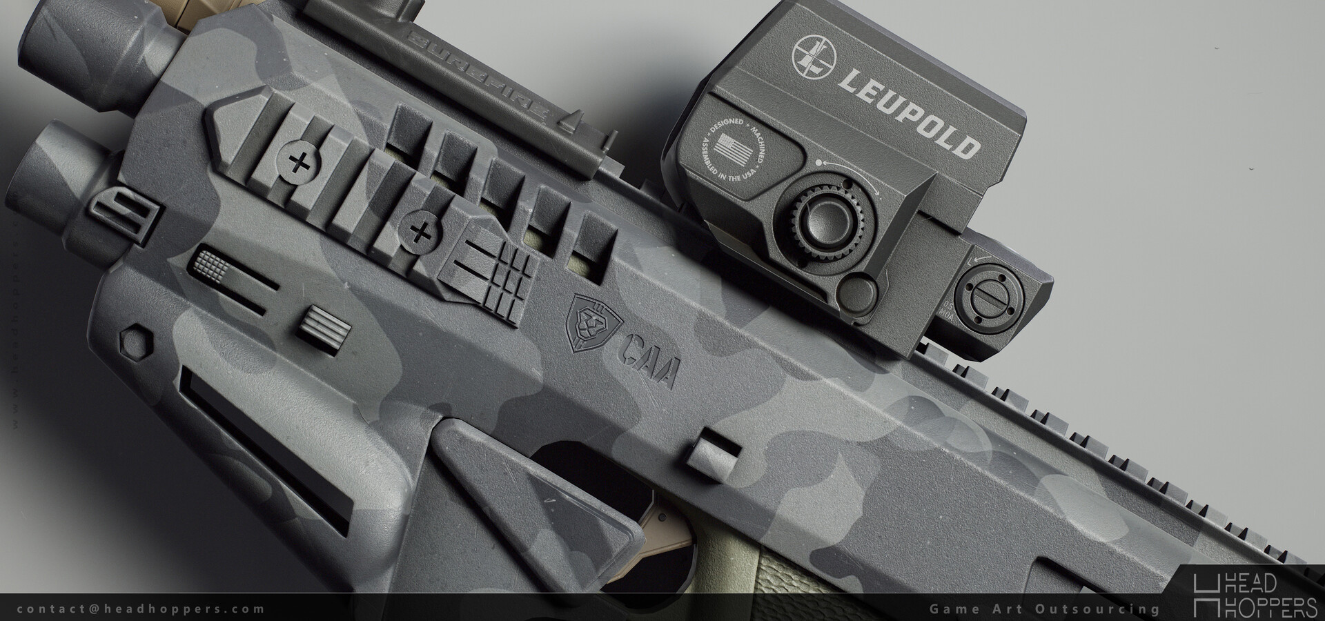 Head Hoppers Studios - Micro Roni (Realtime/Game-Ready Model)