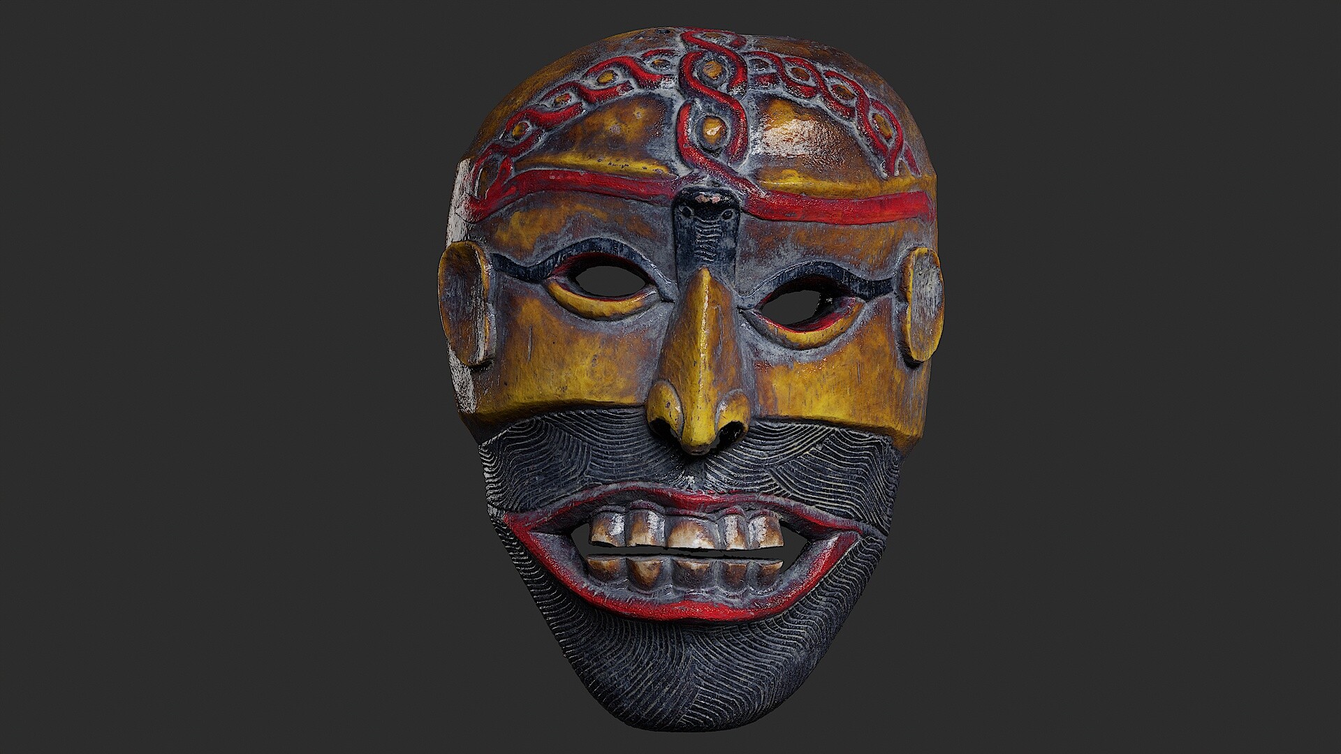 ArtStation - HD 3D photogrammetry Streo scan Mask2
