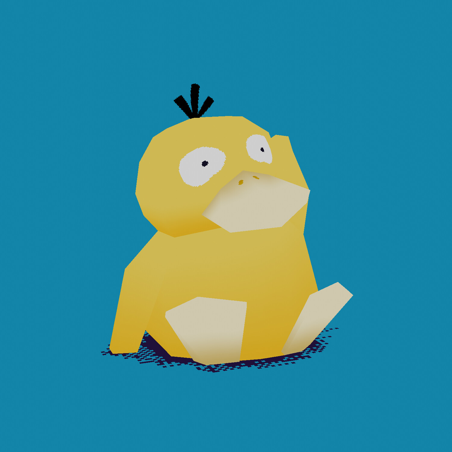 ArtStation - #256fes Psyduck