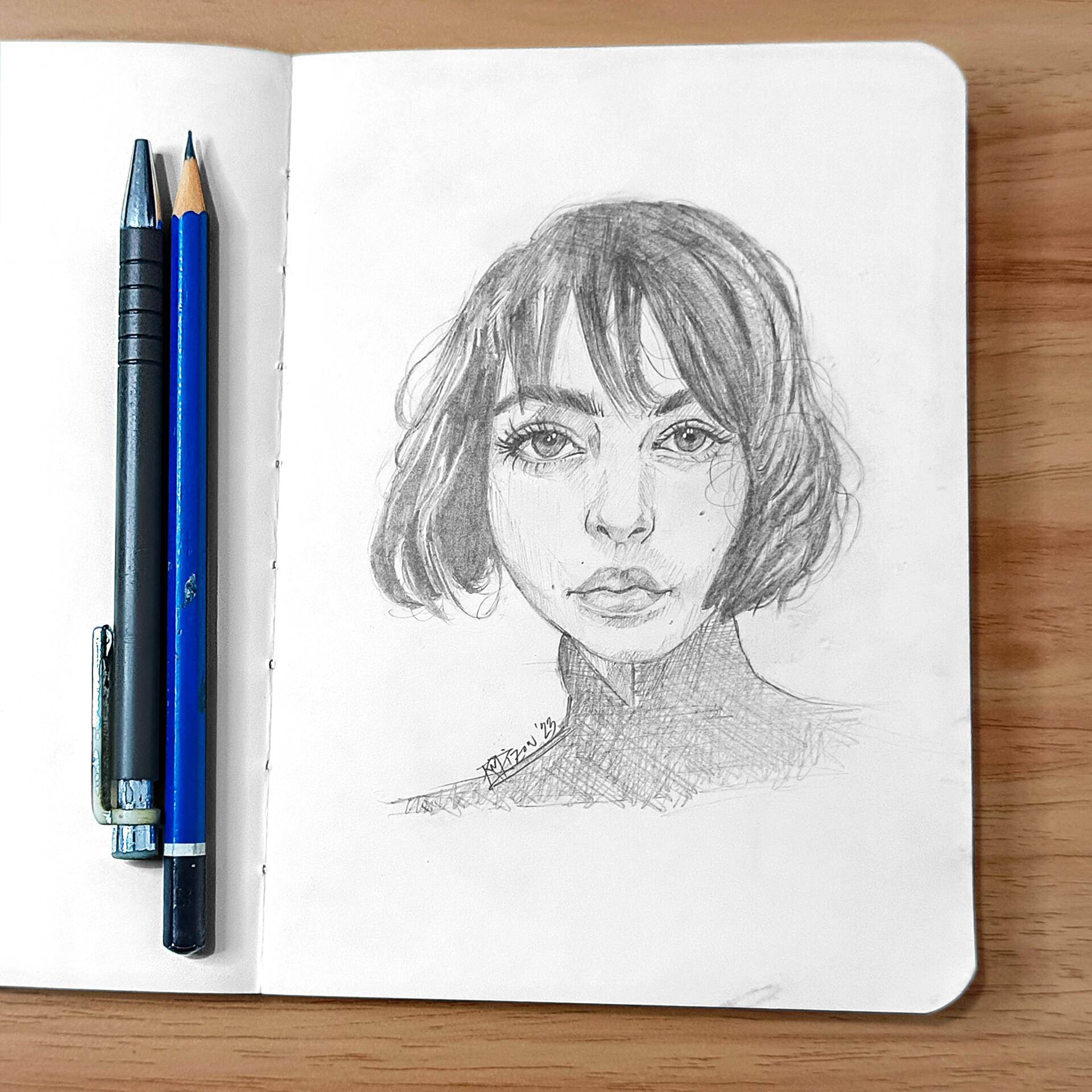 ArtStation - Drawing Female Head (Loomis Method)
