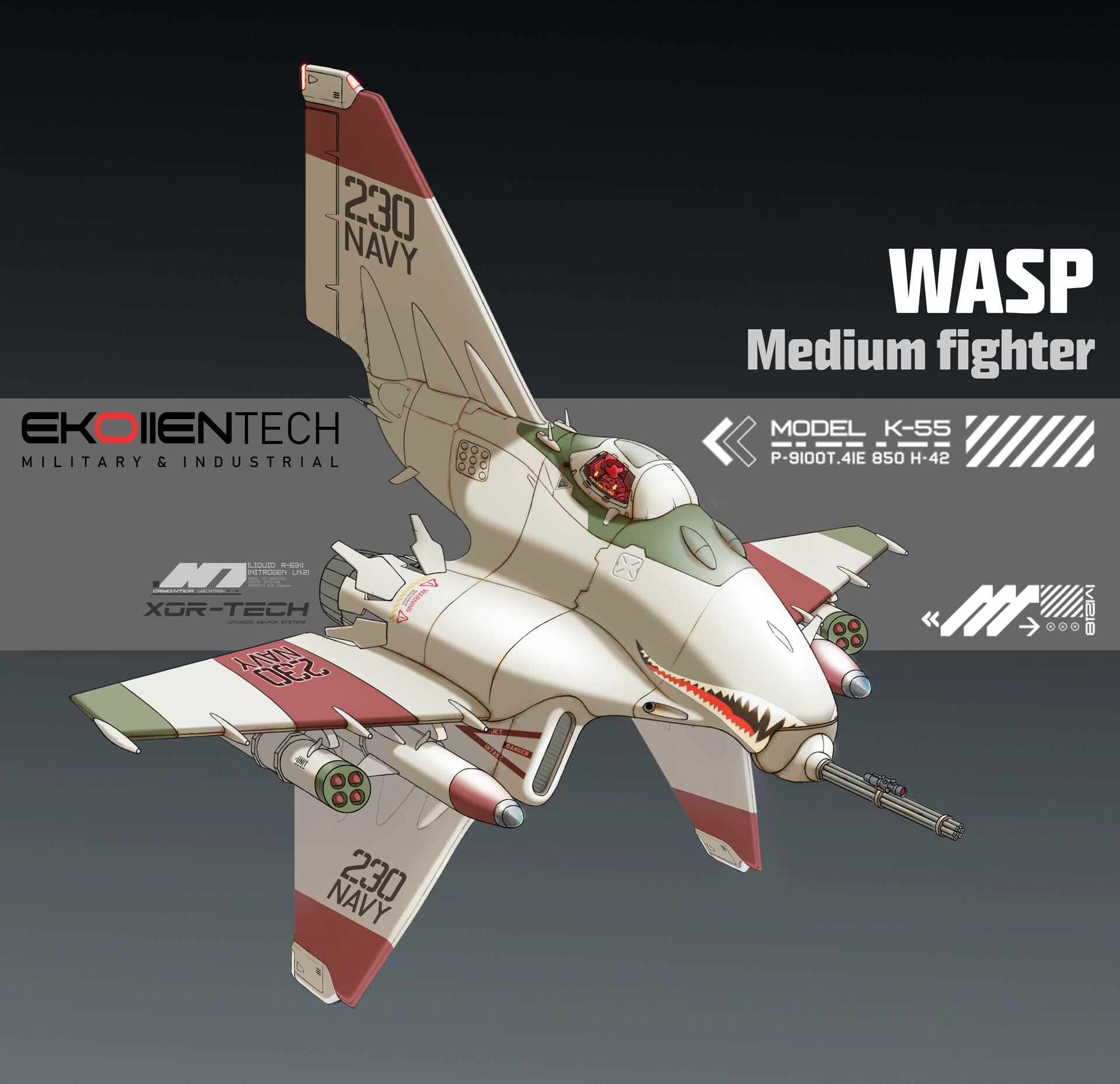 ArtStation - Space Fighter Concept