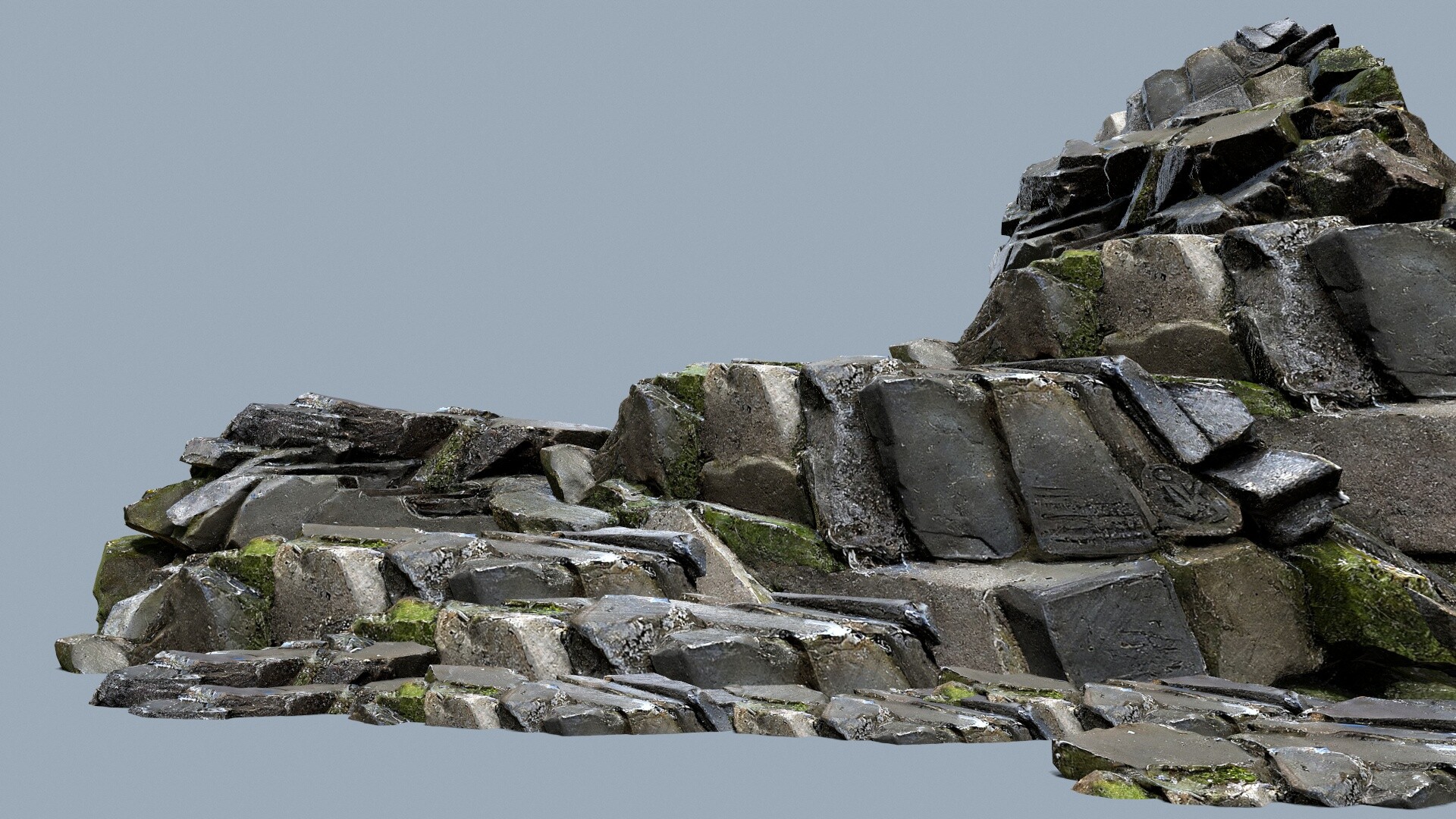 ArtStation - forest rock