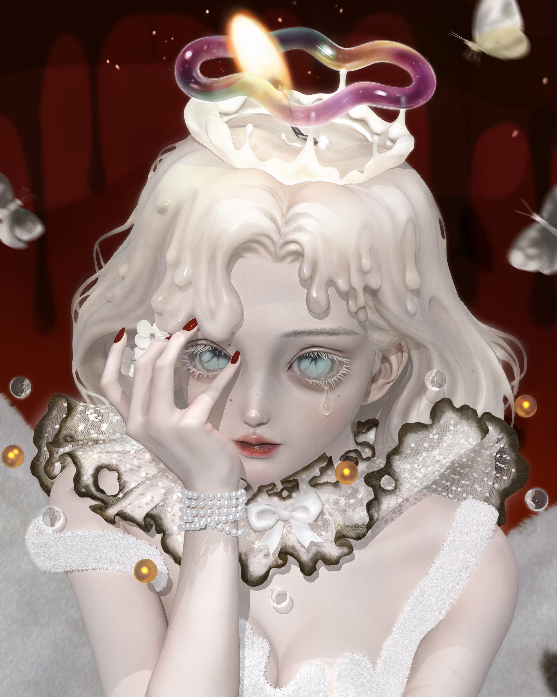 ArtStation - Candle girl