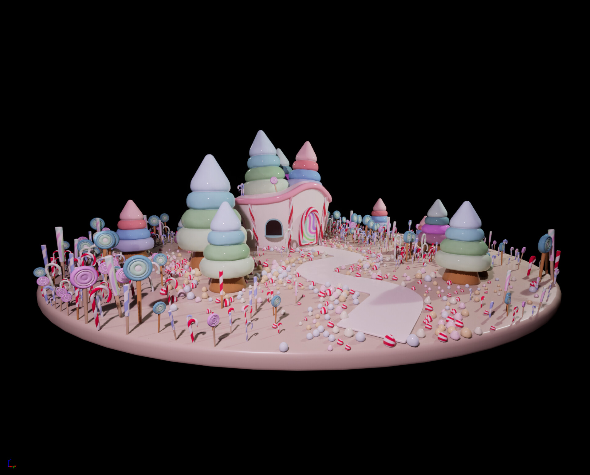 ArtStation - Candy Land House