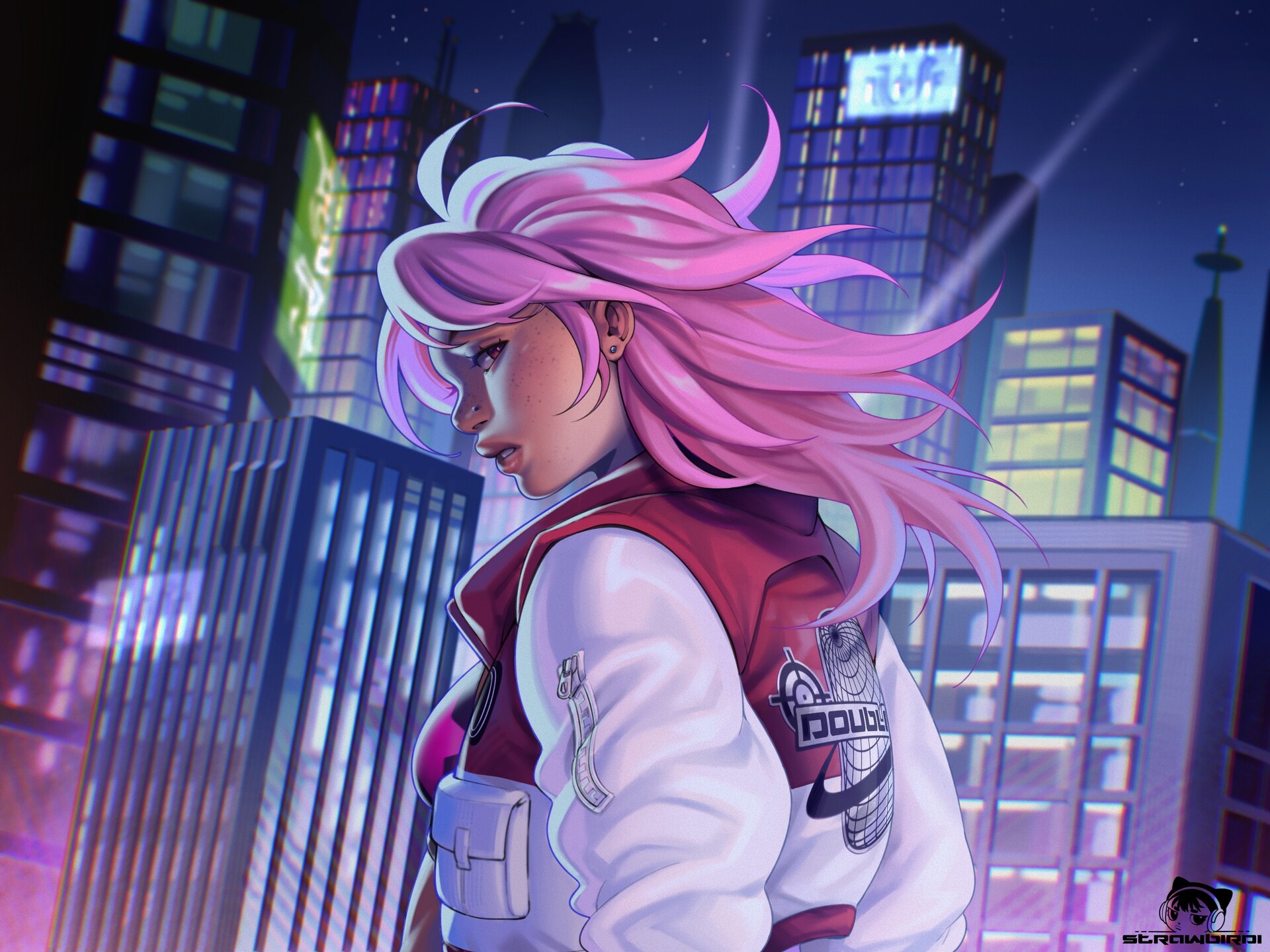 ArtStation - Drenched in Neon