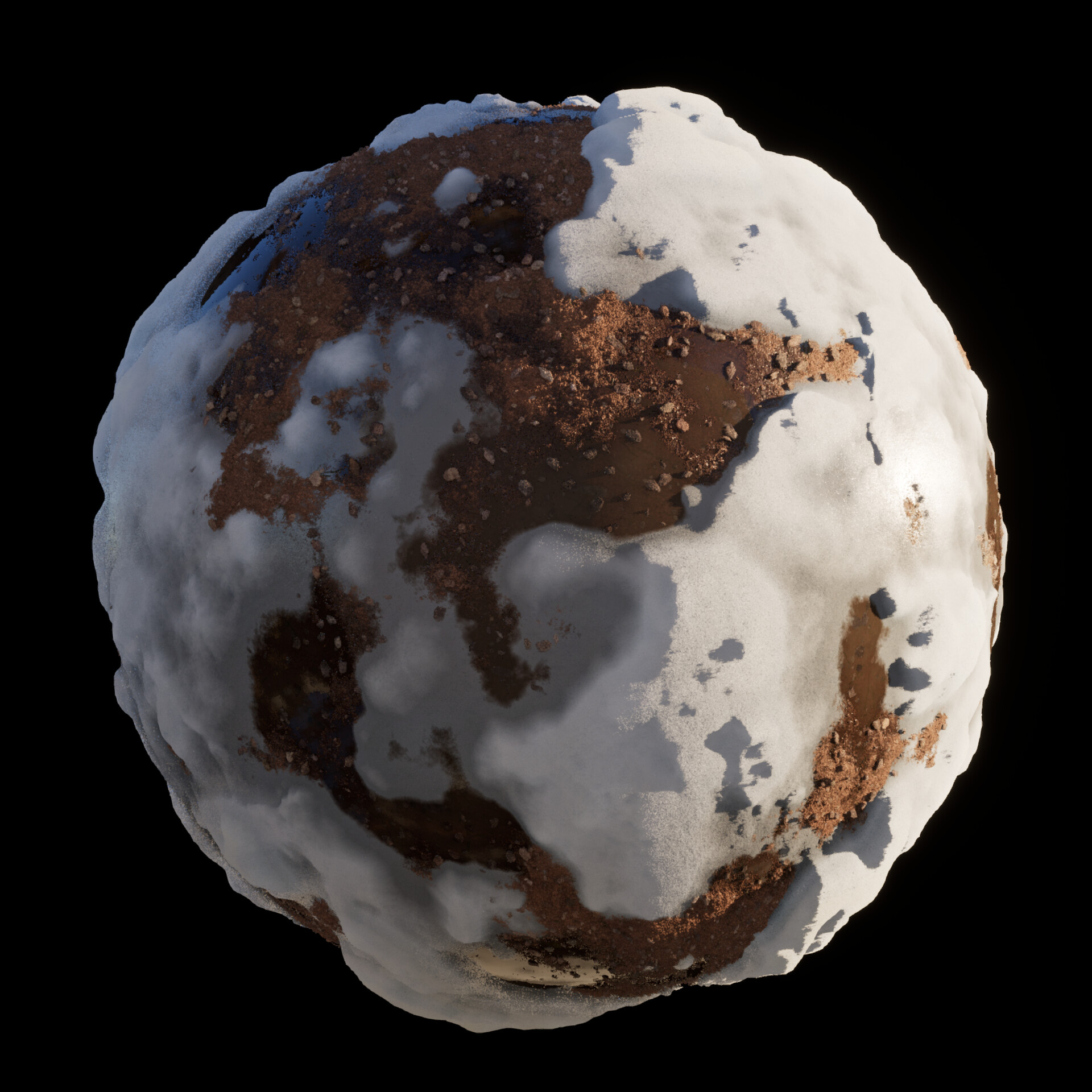 ArtStation - Snow Covered Ground | Procedural Material