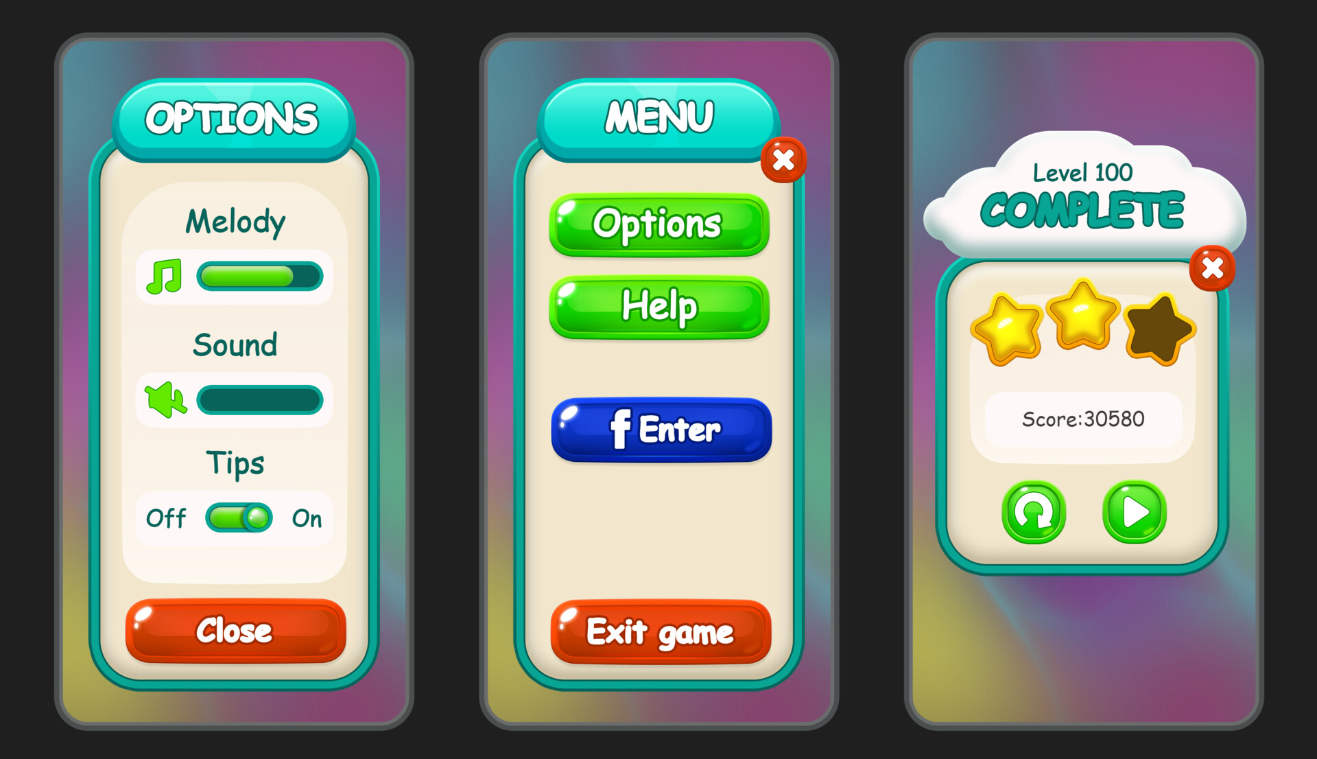 ArtStation - game UI