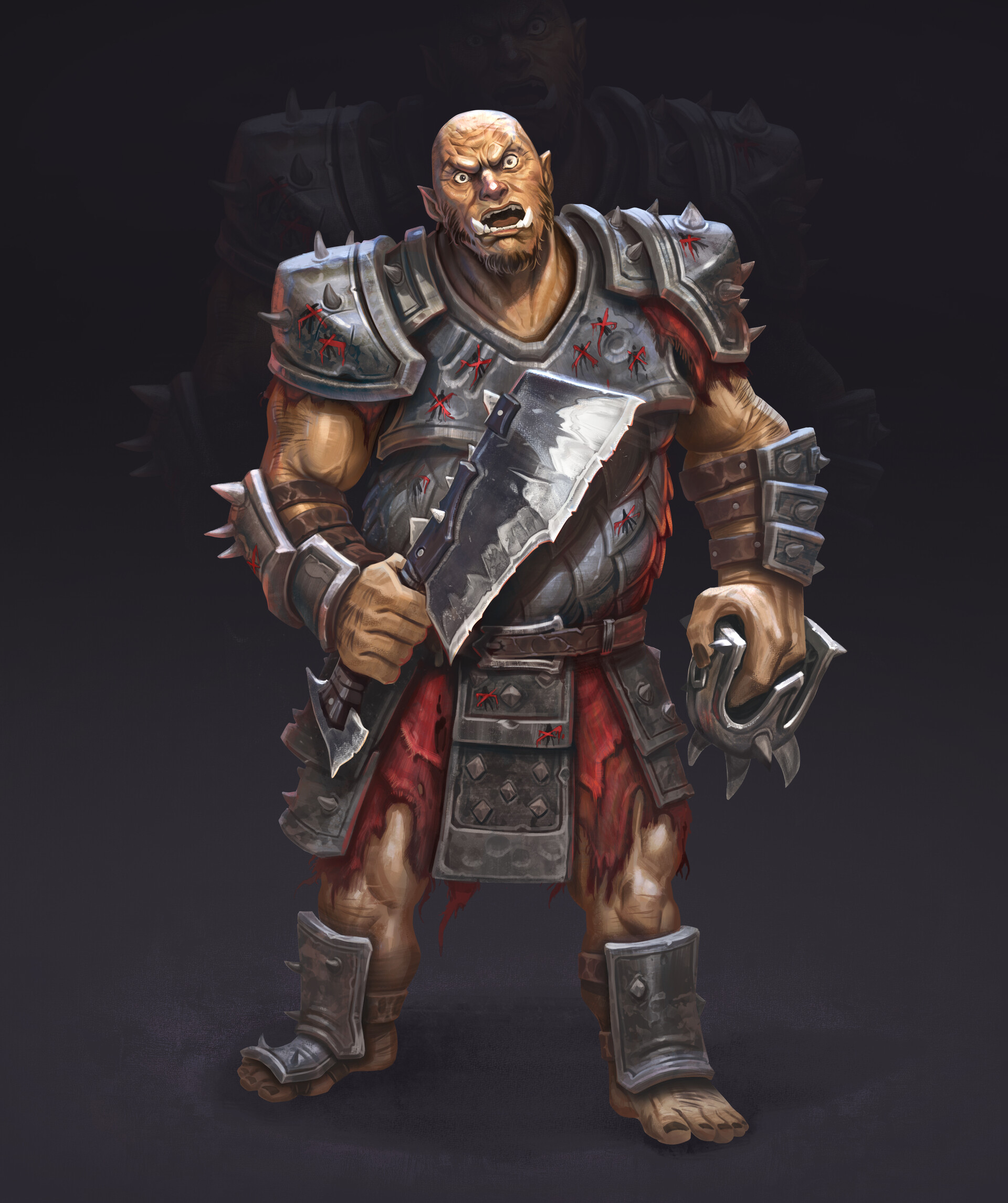 ArtStation - Orc with a cleaver