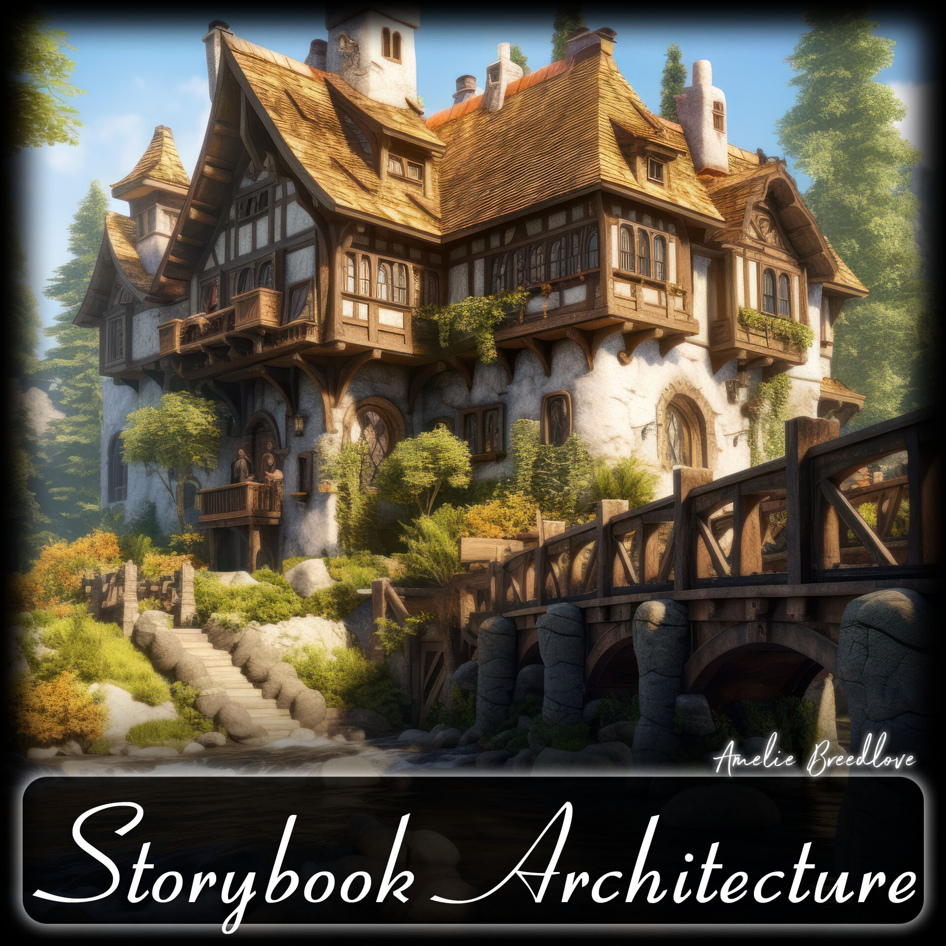 ArtStation - 220 Storybook Architecture Reference Pack | 4K | v.54