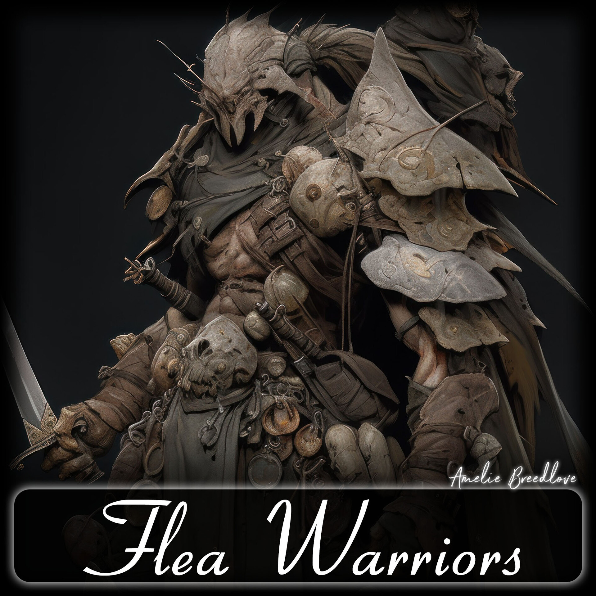 ArtStation - 220 Flea Warriors Reference Pack | 4K | v.80