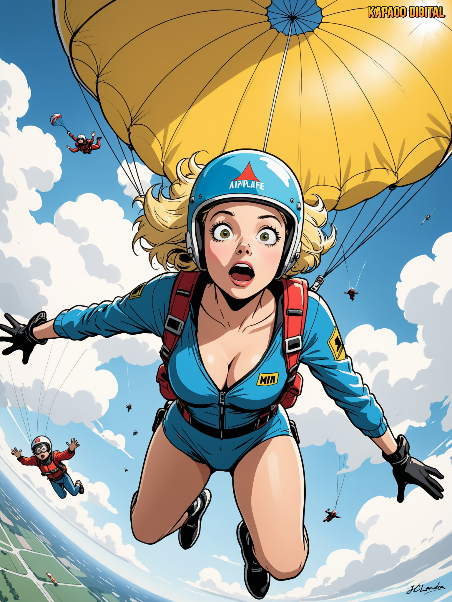 ArtStation - Let's go skydiving