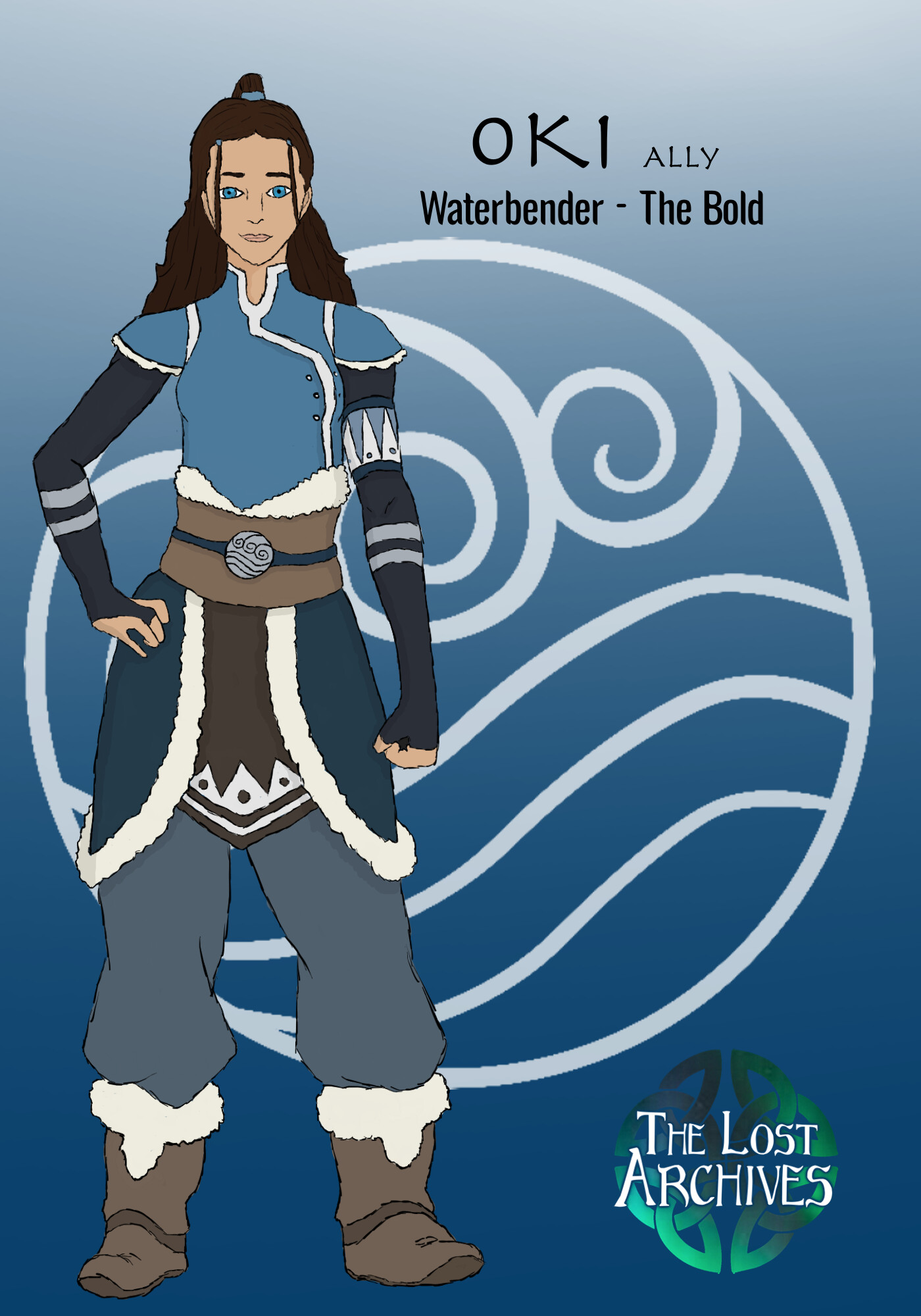 ArtStation - Oki - Waterbender (Avatar Legends Character Art)