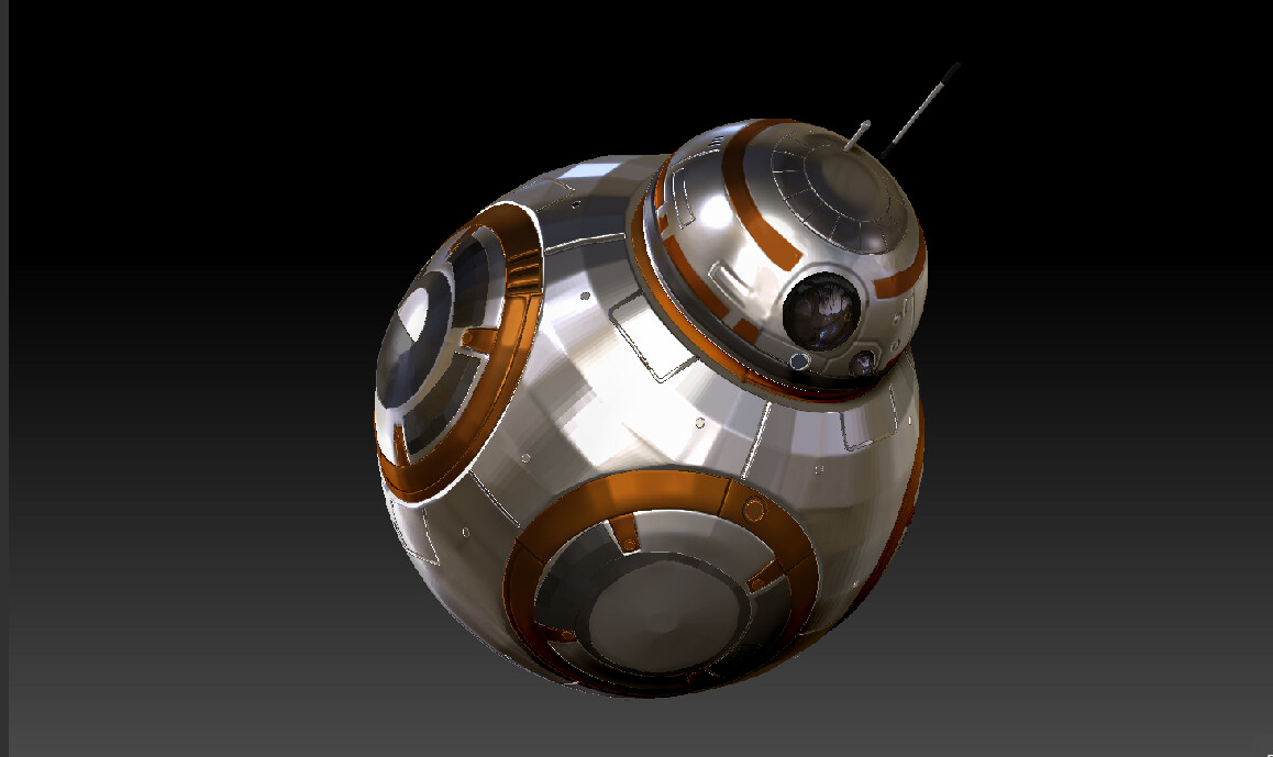 ArtStation - BB8 High-Poly 3D Model