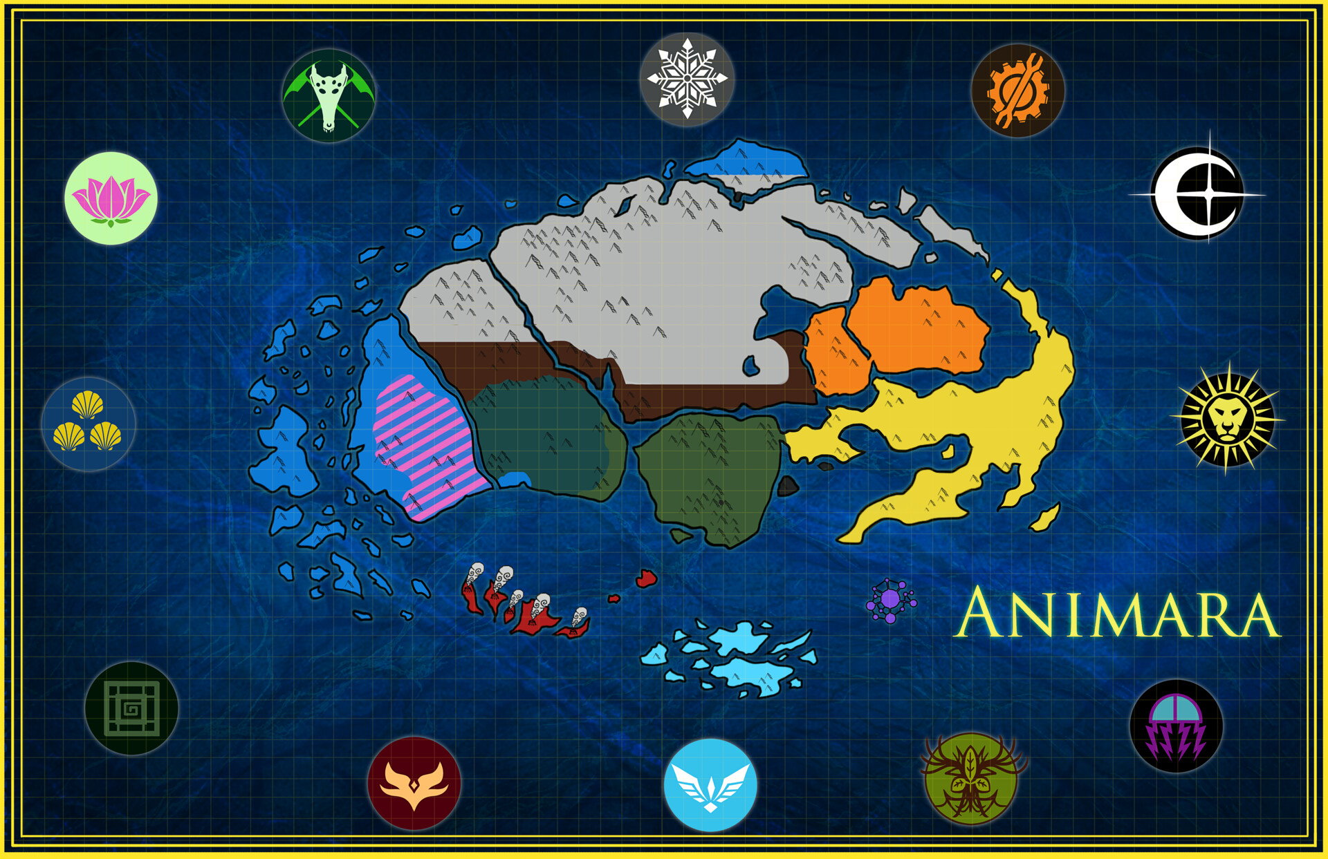 ArtStation - Animara Habitat Nation Borders