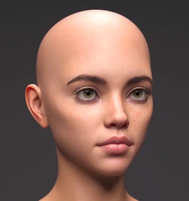 ArtStation - 3d face model