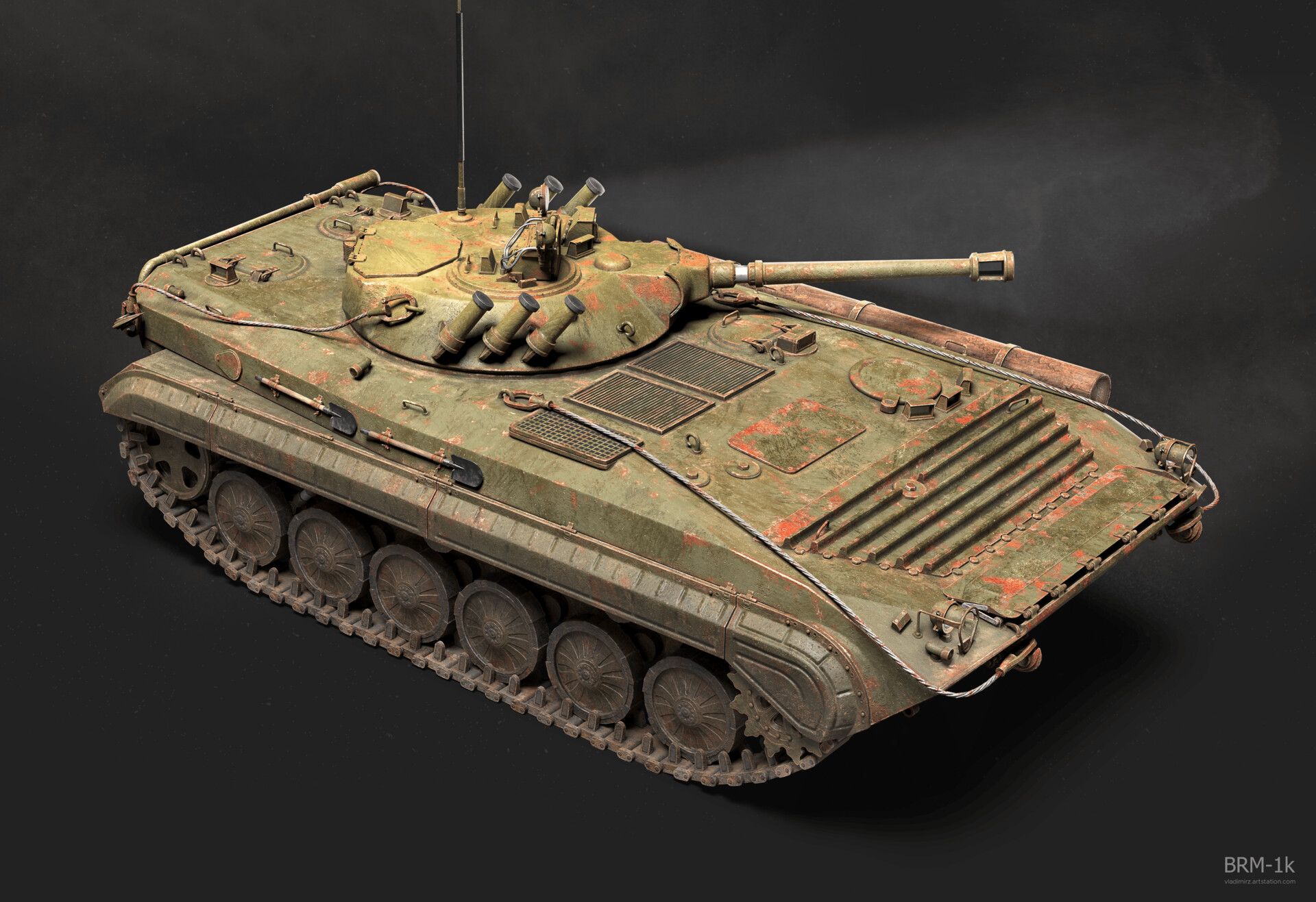 Volodymyr - Combat reconnaissance vehicle (BRM-1k) game ready