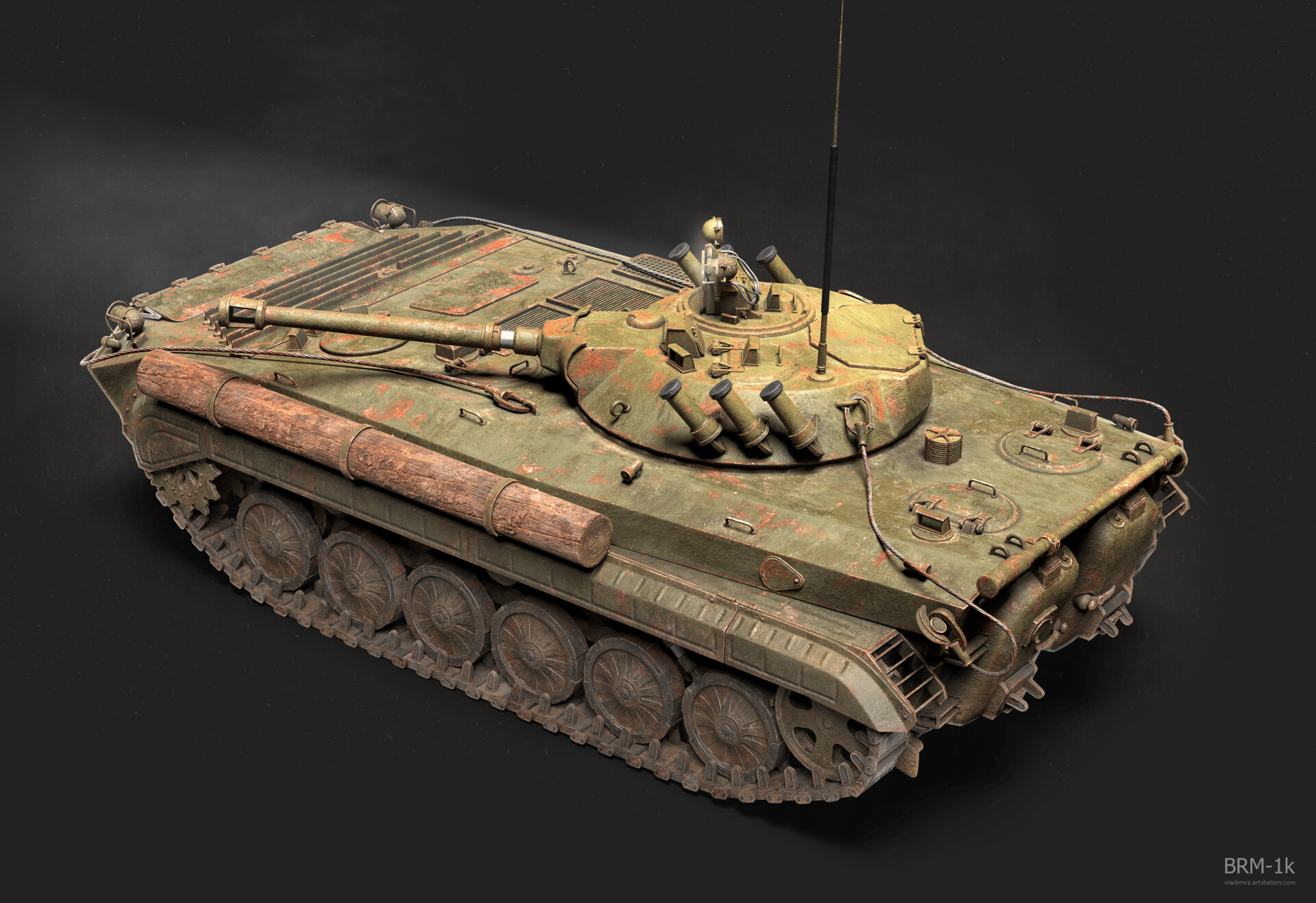 Volodymyr - Combat reconnaissance vehicle (BRM-1k) game ready