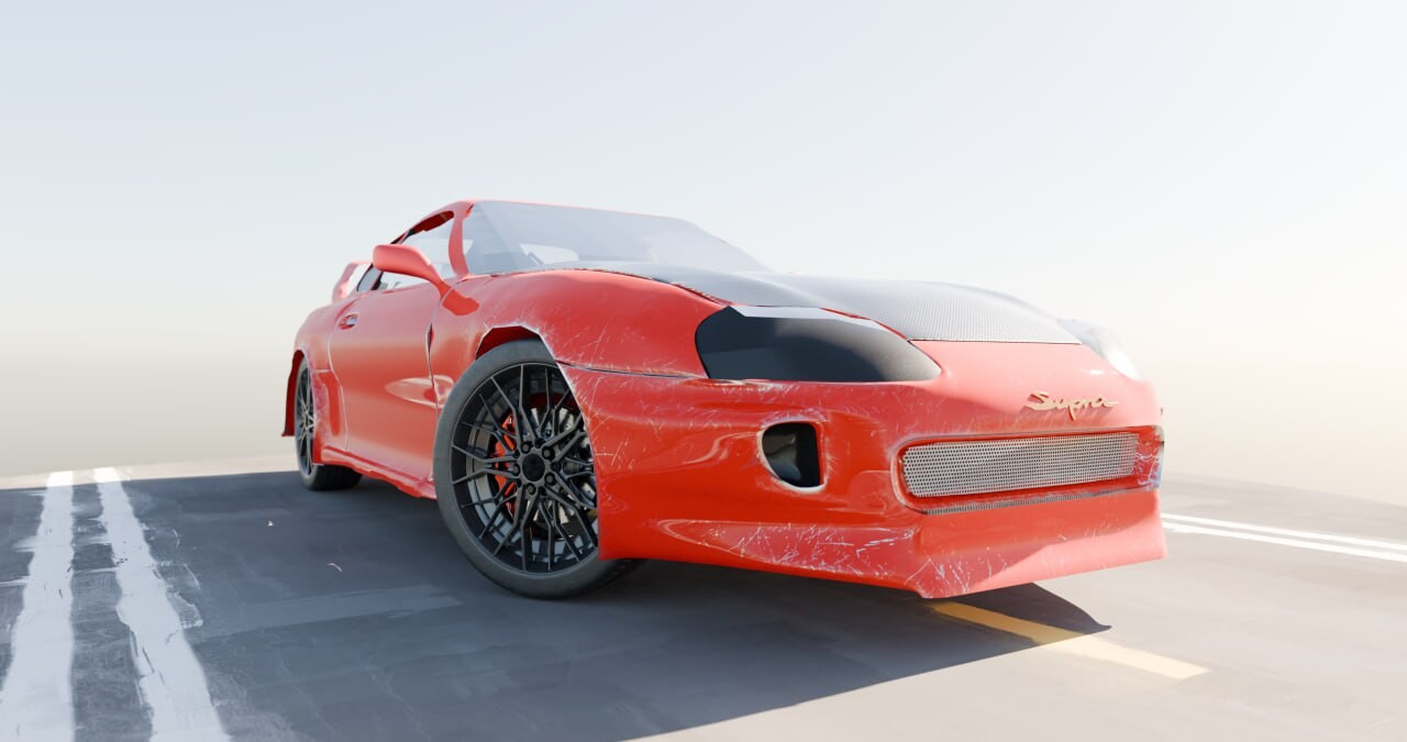 ArtStation - Toyota Supra