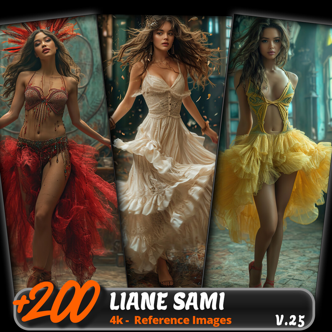 ArtStation - LIANE SAMI VOL. 25/ 4K/ Reference Image