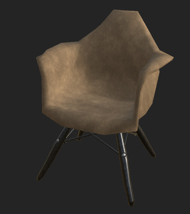 ArtStation - Leather Chair
