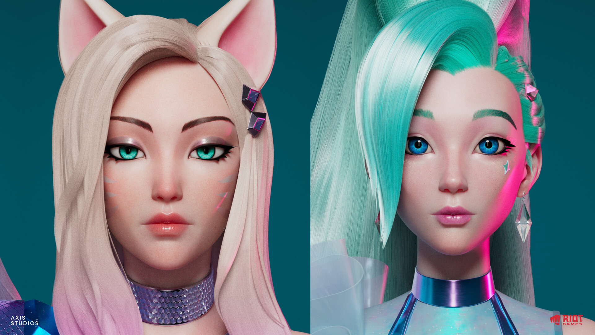 Axis Studios - K/DA: MORE- Characters to Final Stills/Breakdown