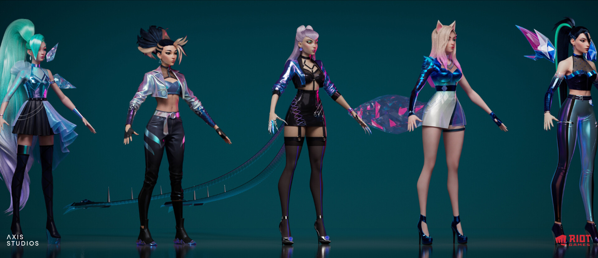 Axis Studios - K/DA: MORE- Characters to Final Stills/Breakdown