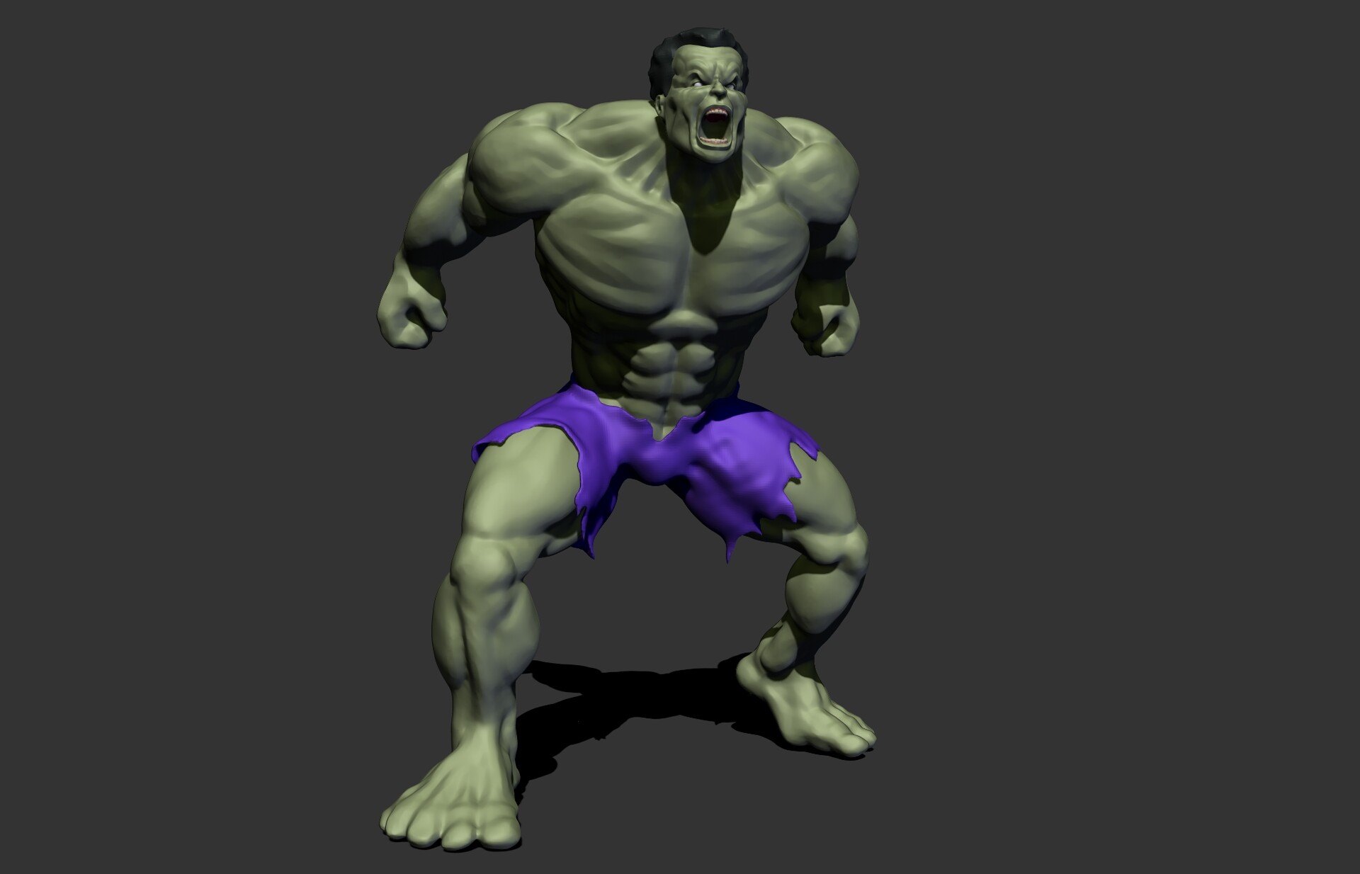 ArtStation - Hulk Sculpt - WIP