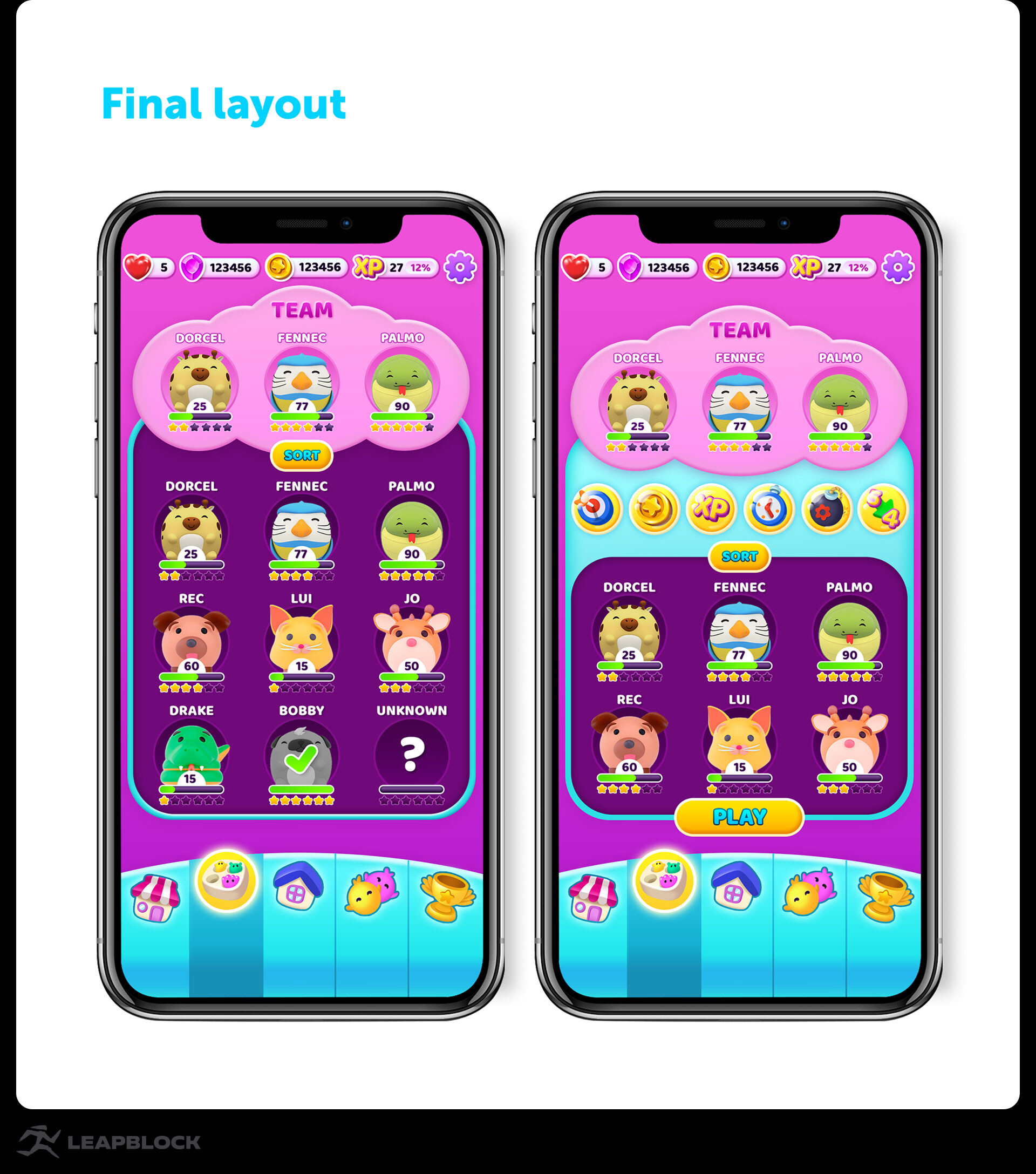 LeapBlock - Eraser Blast UI