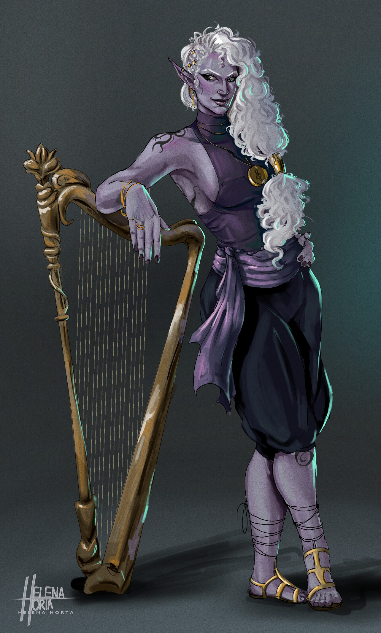 ArtStation - Sierra- DnD OC