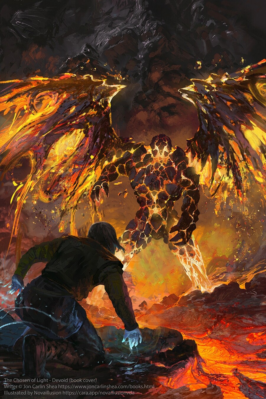 ArtStation - The Chosen of Light - Devoid (book cover)