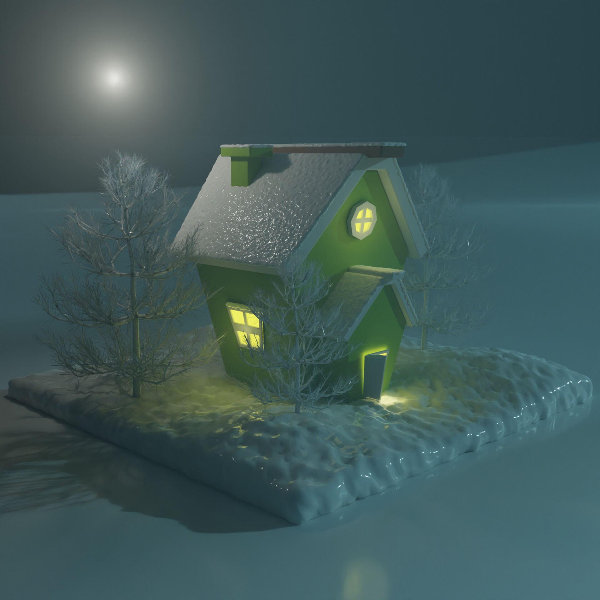 ArtStation - Snow House