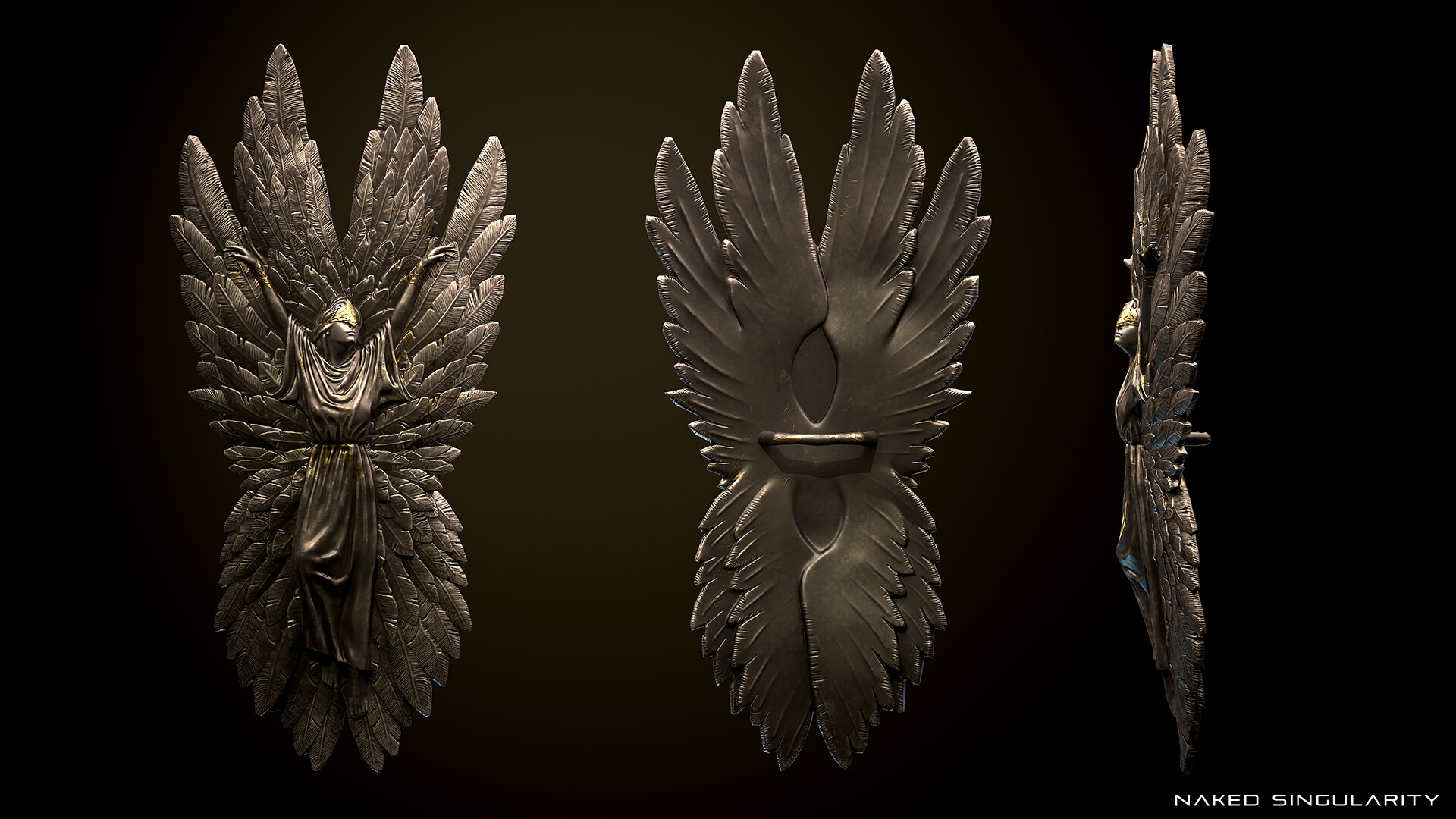 Naked Singularity Studio - Dark fantasy shield | Part 2