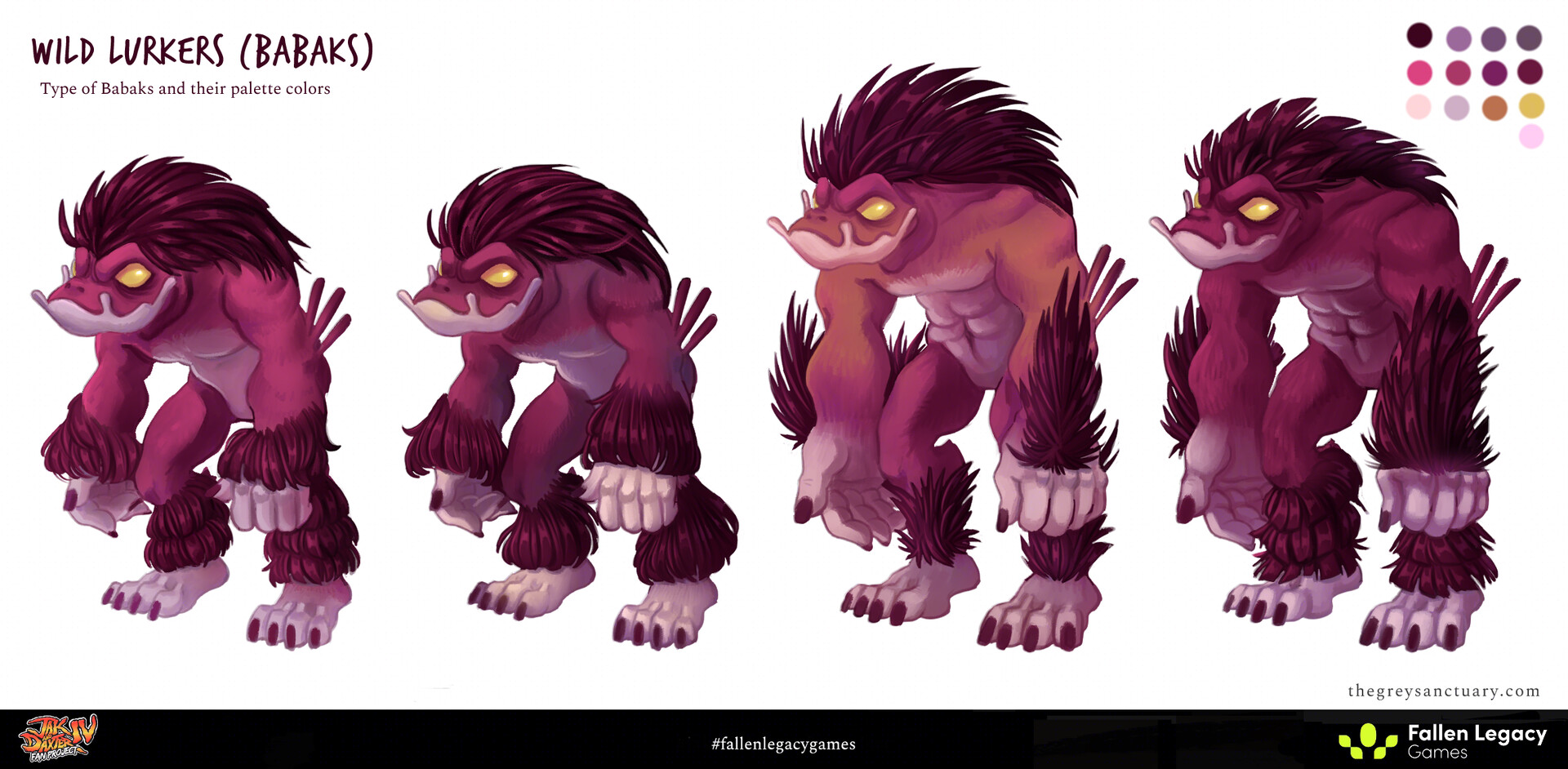 Jessa Otero - Jak and Daxter 4: Lurkers Palette Colors